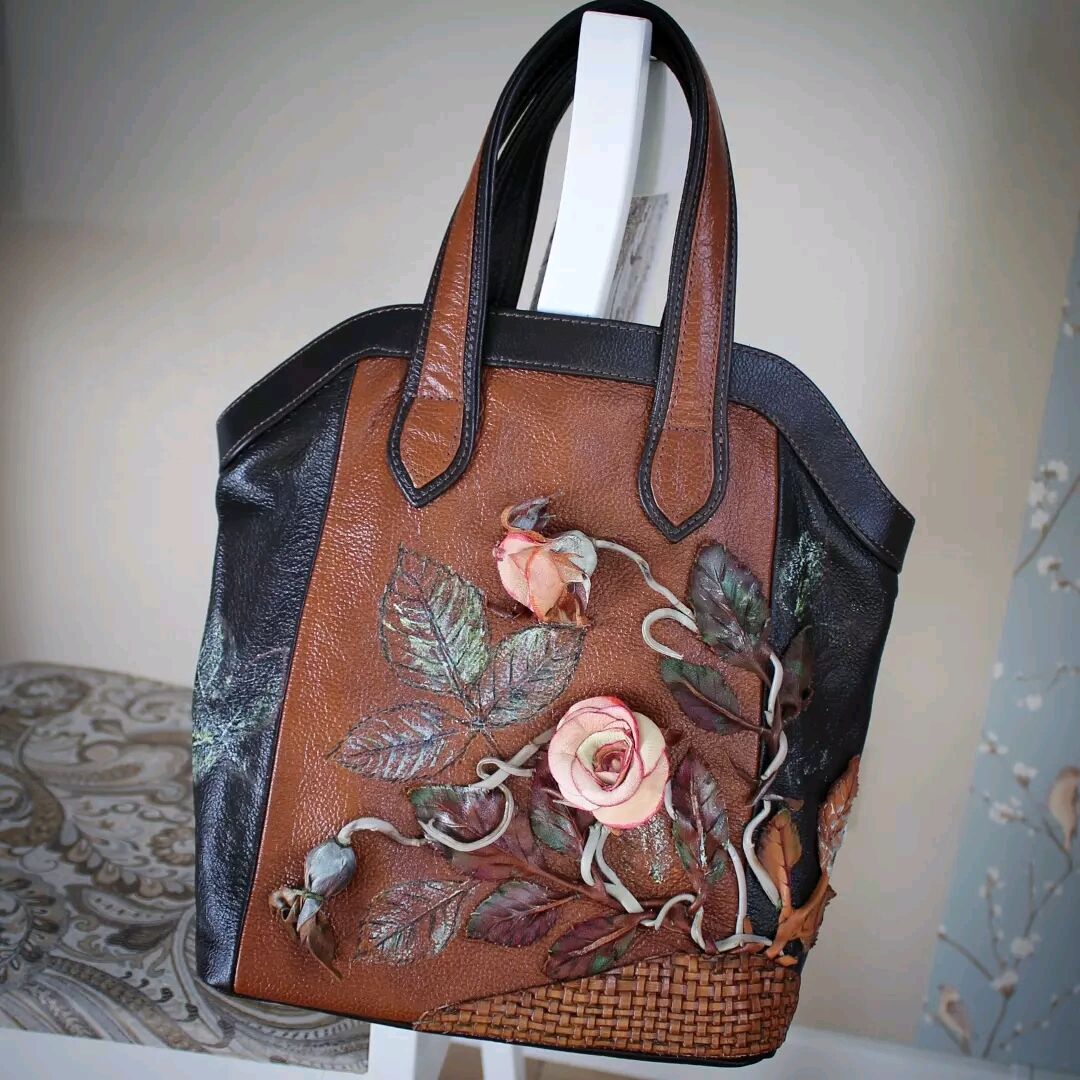 Сумка кожаная " vintage rouse " – заказать на Ярмарке Мастеров ...