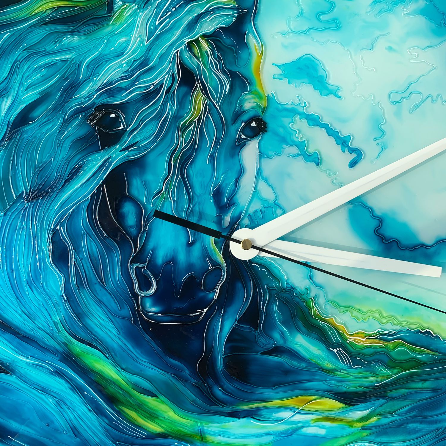 Настенные часы «Лошадь» – заказать на Ярмарке Мастеров – MNLJMRU | Часы ...