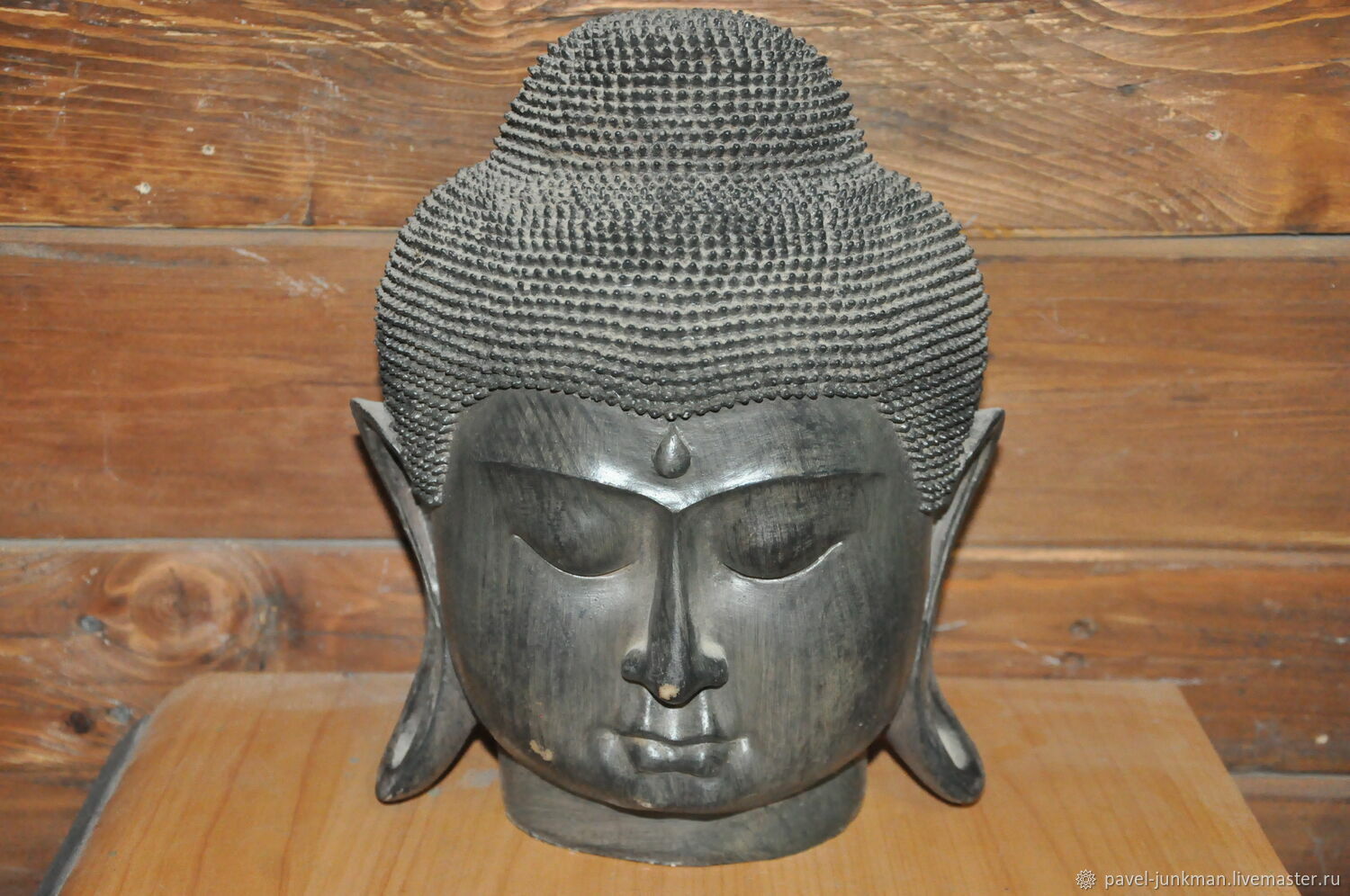 Винтаж Статуэтка голова Будды в интернет магазине на Ярмарке Мастеров Статуэтки винтажные