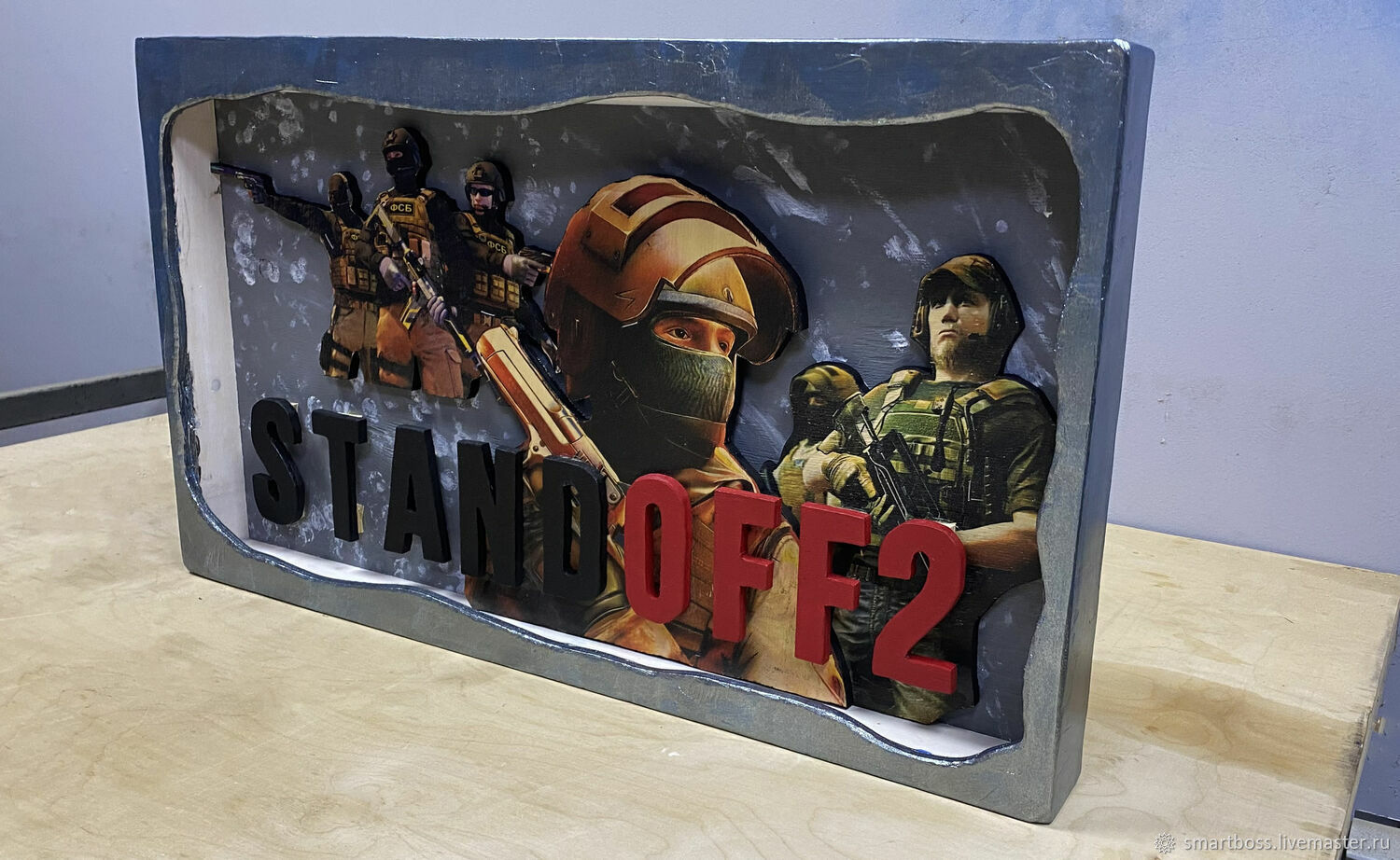 3D картина-светильник Standoff 2 в интернет-магазине на Ярмарке Мастеров | Элементы интерьера ...