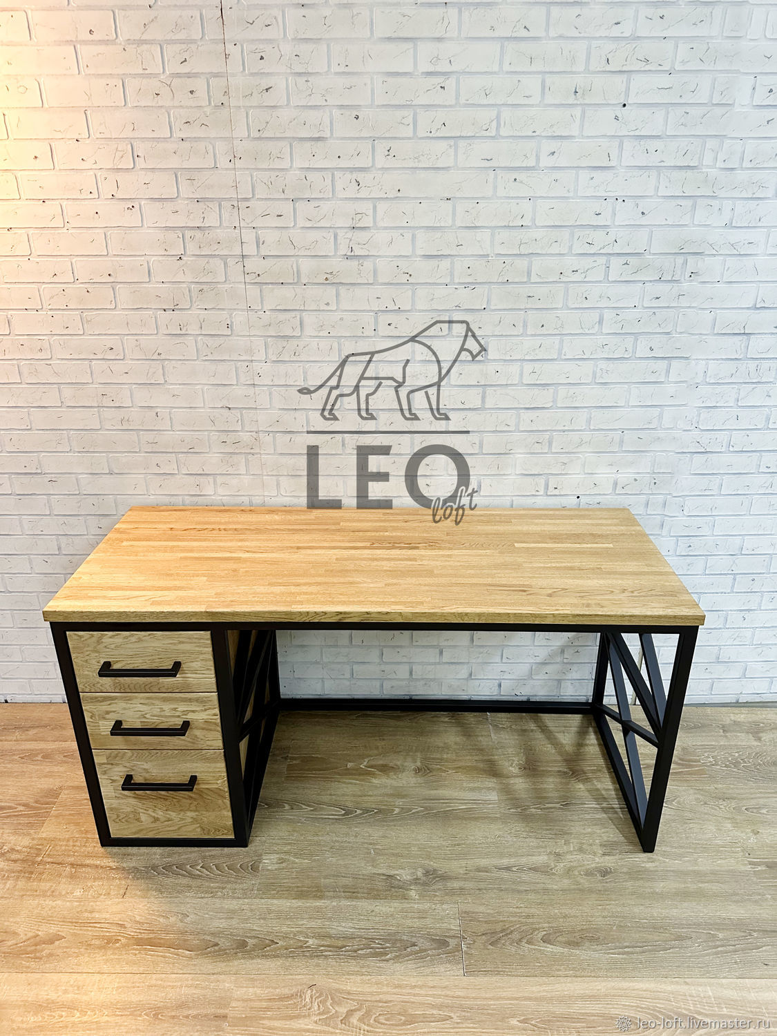 Стол письменный из дуба с ящиками LF-766 на заказ в интернет-магазине ...