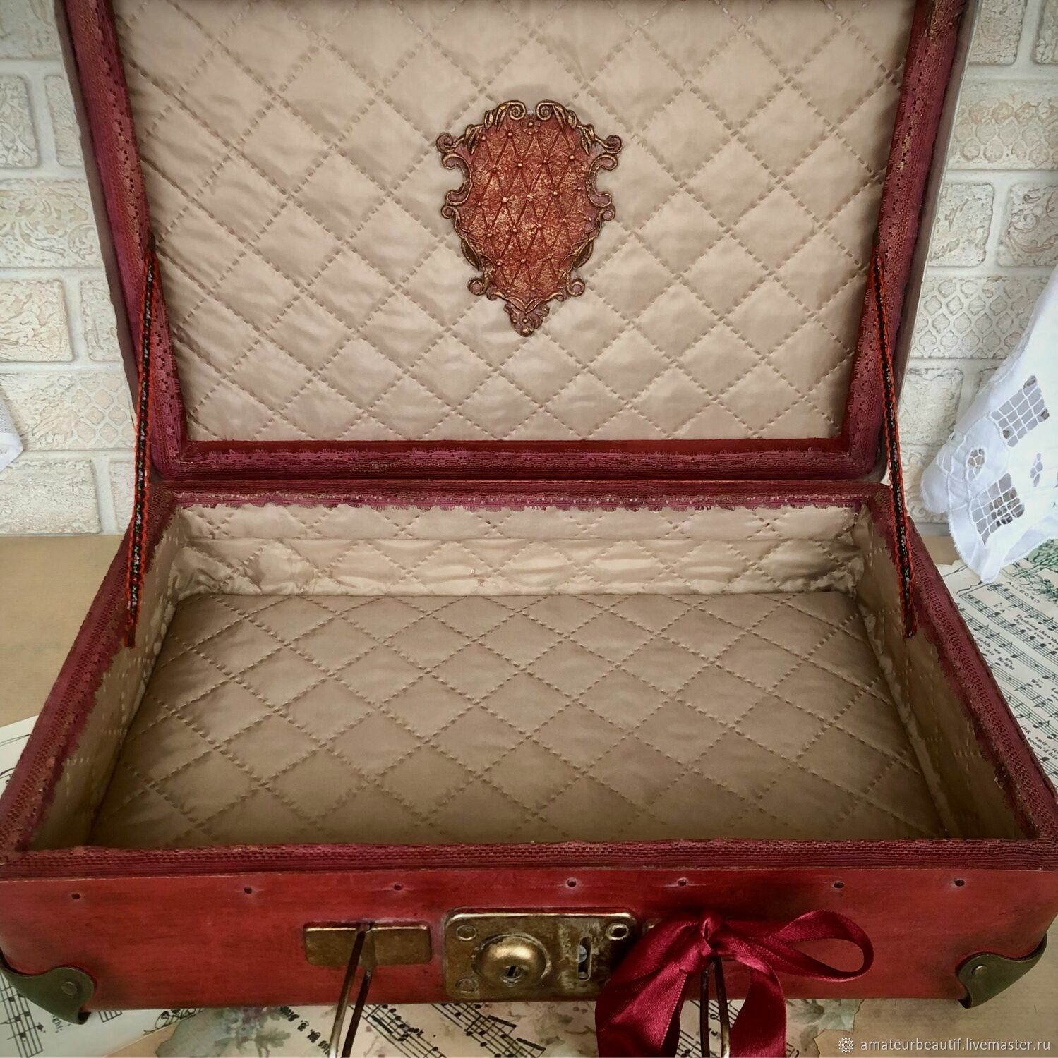 Винтаж: Чемодан в винтажном стиле Vintage roses – купить на Ярмарке ...