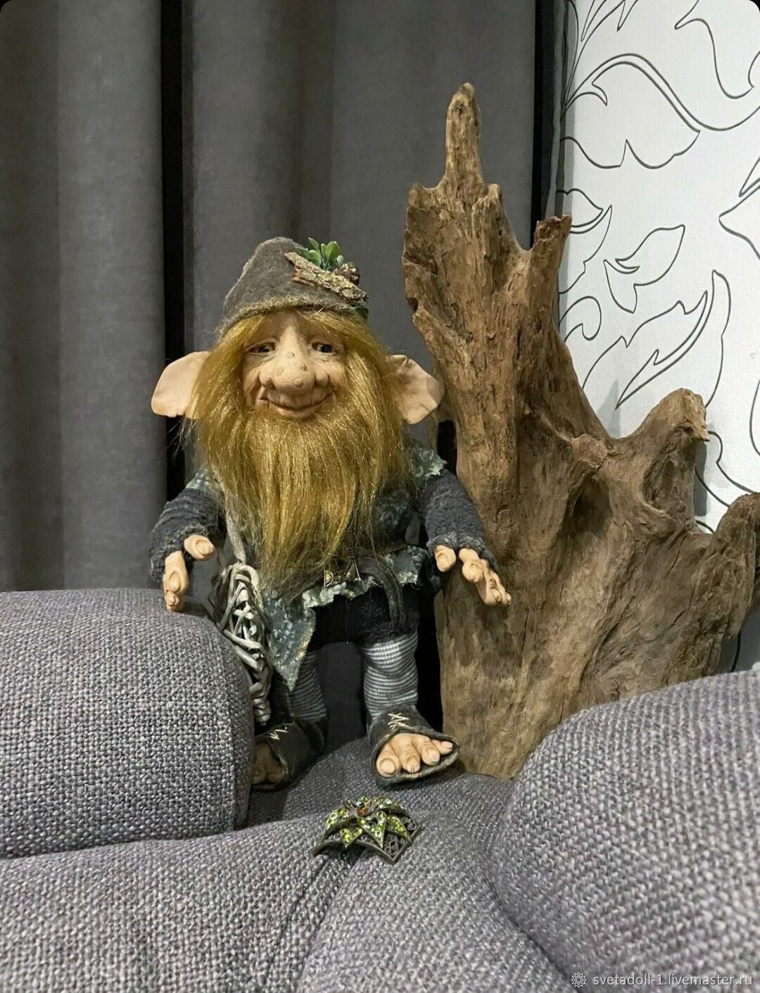 Интерьерная кукла: Троль – заказать на Ярмарке Мастеров – S1Q0CRU ...
