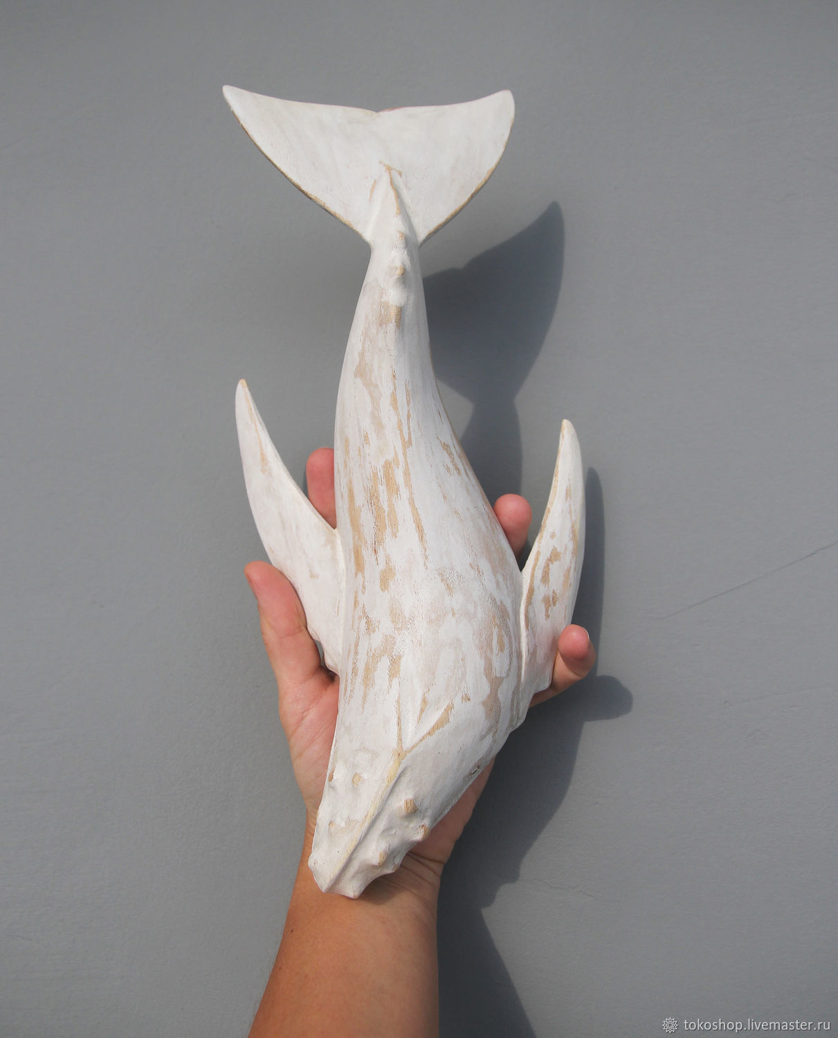 Кит горбач из древесины белого кедра – заказать на Ярмарке Мастеров ...