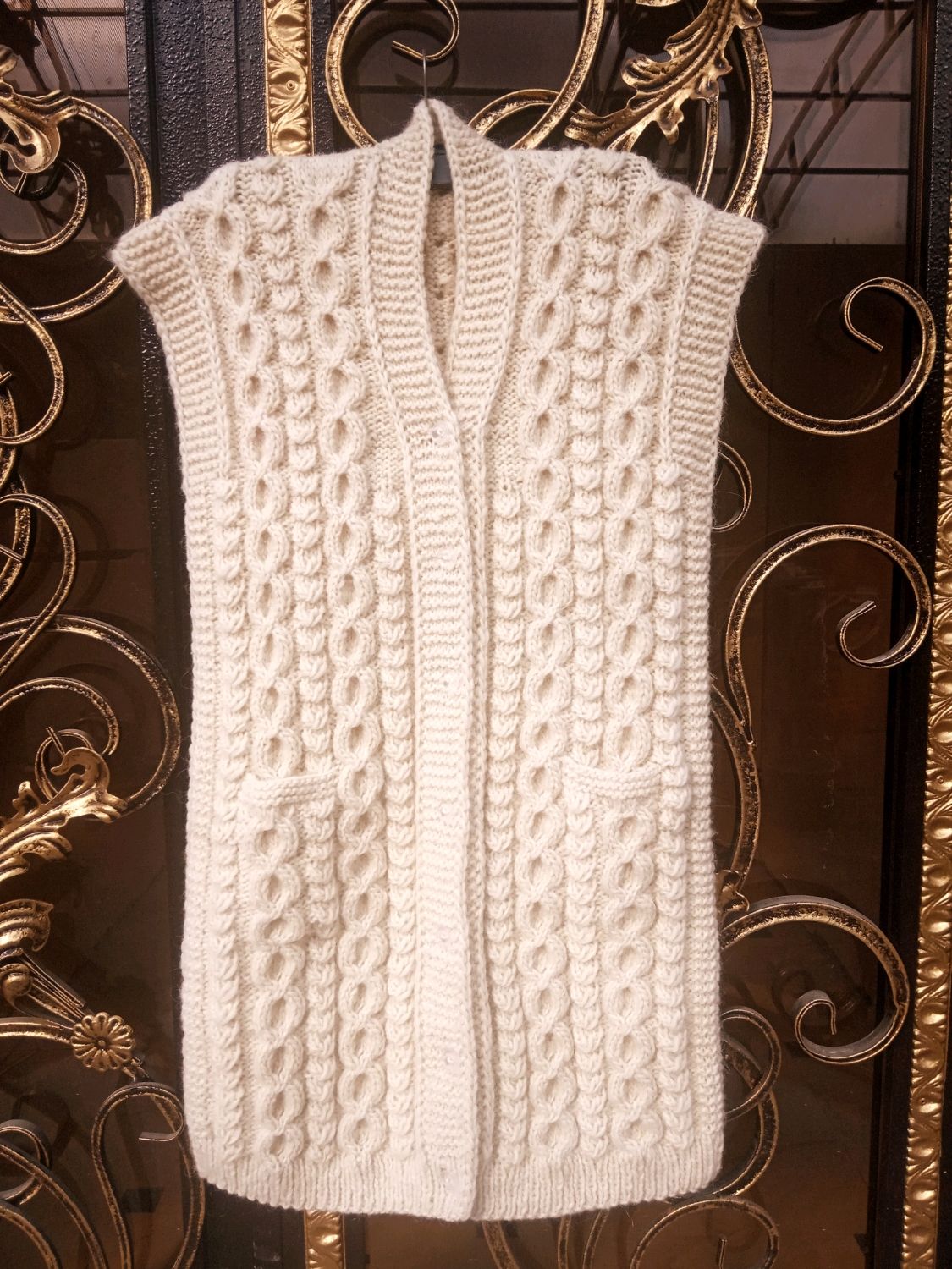 Жилетка женская удлиненная из 100% шерсти купить в интернет-магазине ...