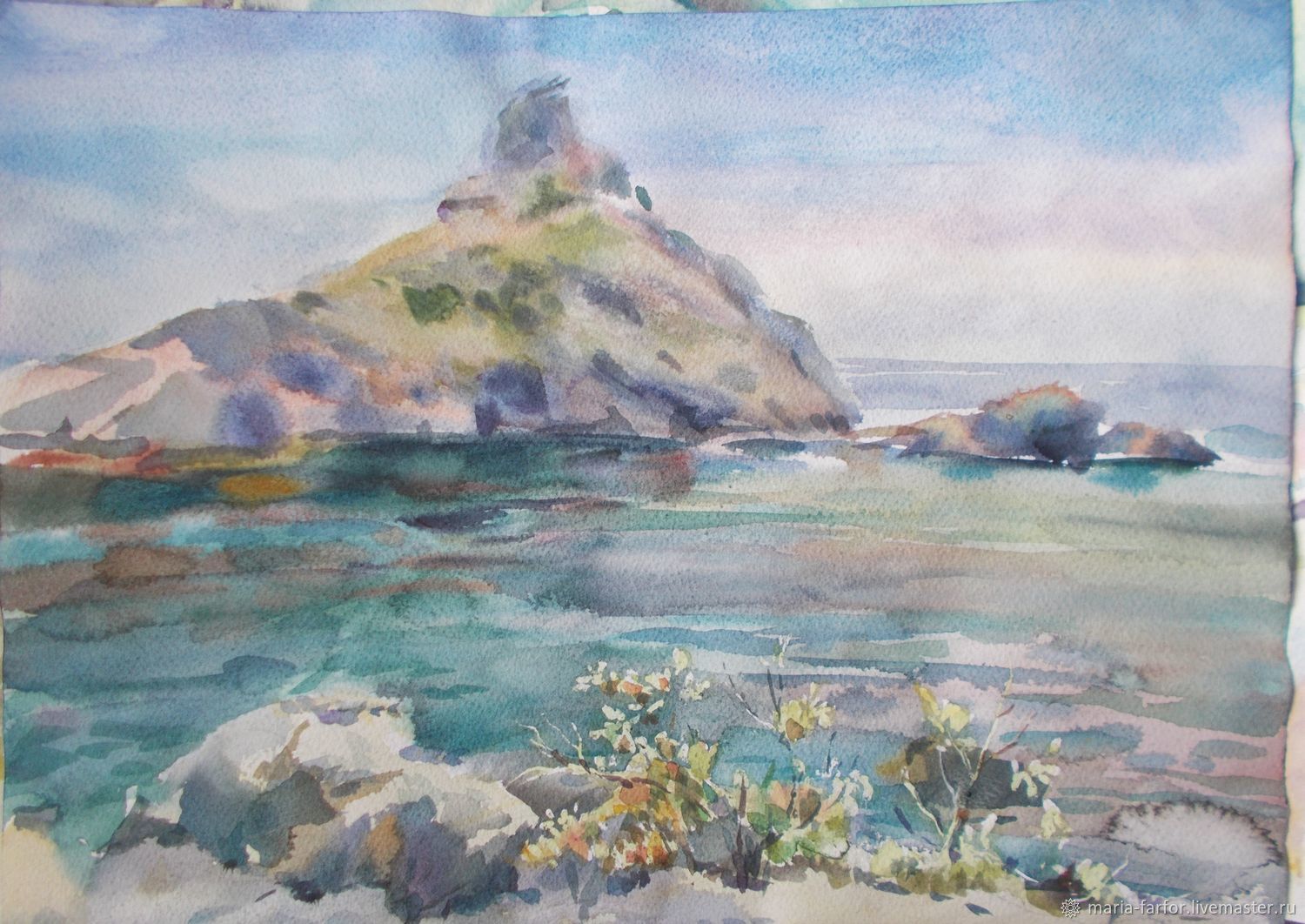 Пейзаж "Мыс капчик" в интернет-магазине на Ярмарке Мастеров | Картины ...