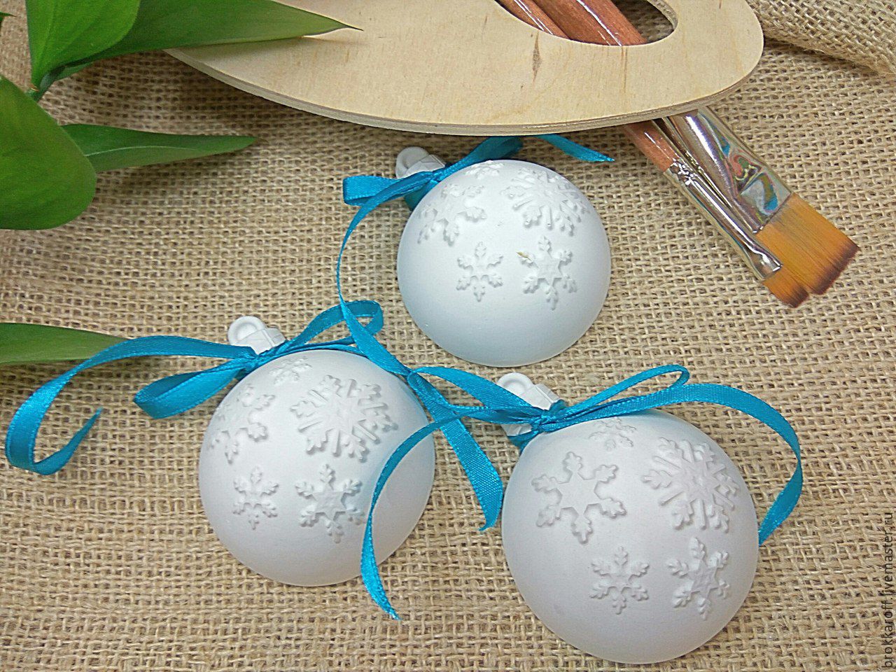 Объёмная раскраска из гипса " ЁЛОЧНЫЙ ШАР 2Д" в интернет-магазине на ...