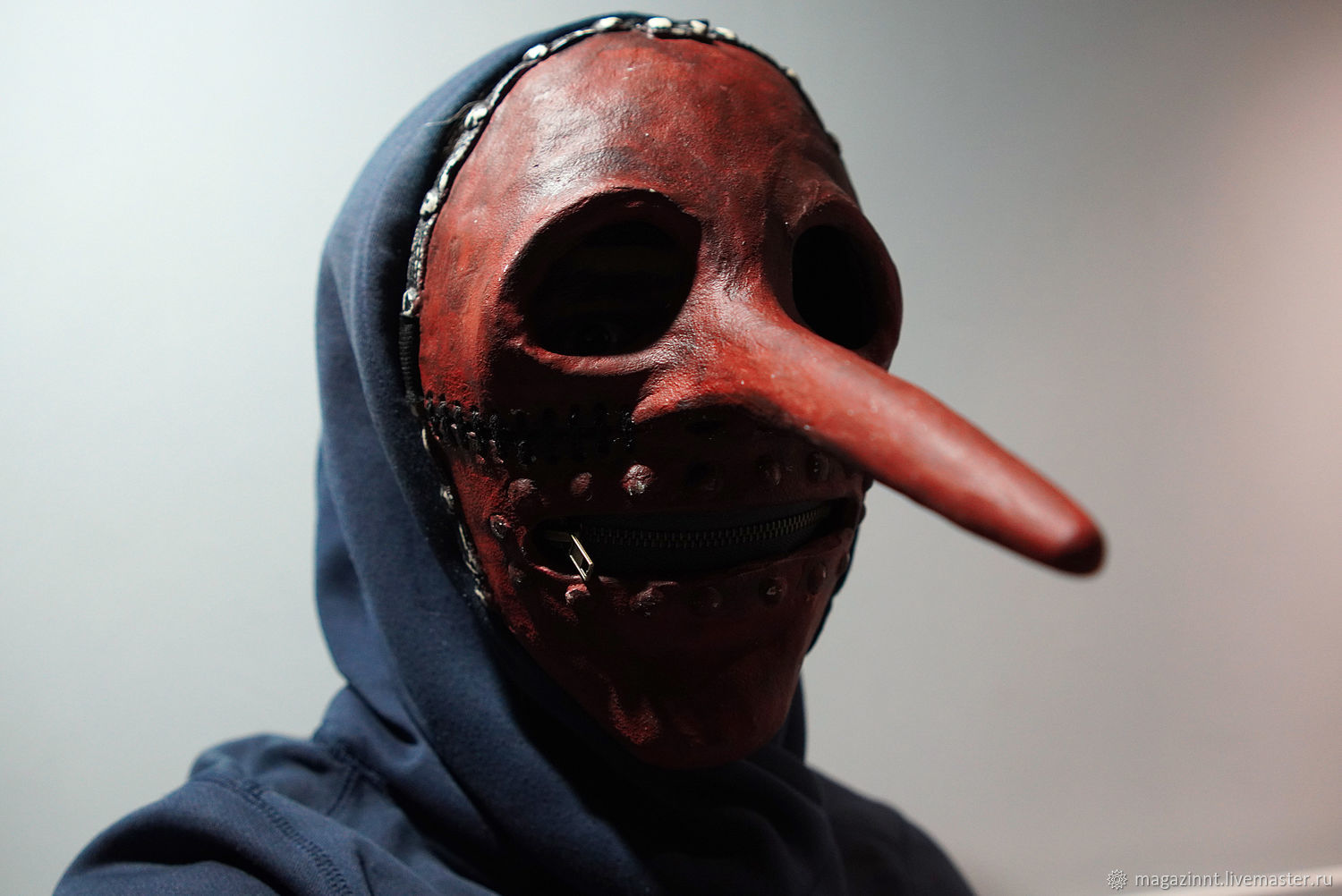Маска Криса Фена Слипкнот Красная Коллекционная (Chris Fehn mask) Slip ...