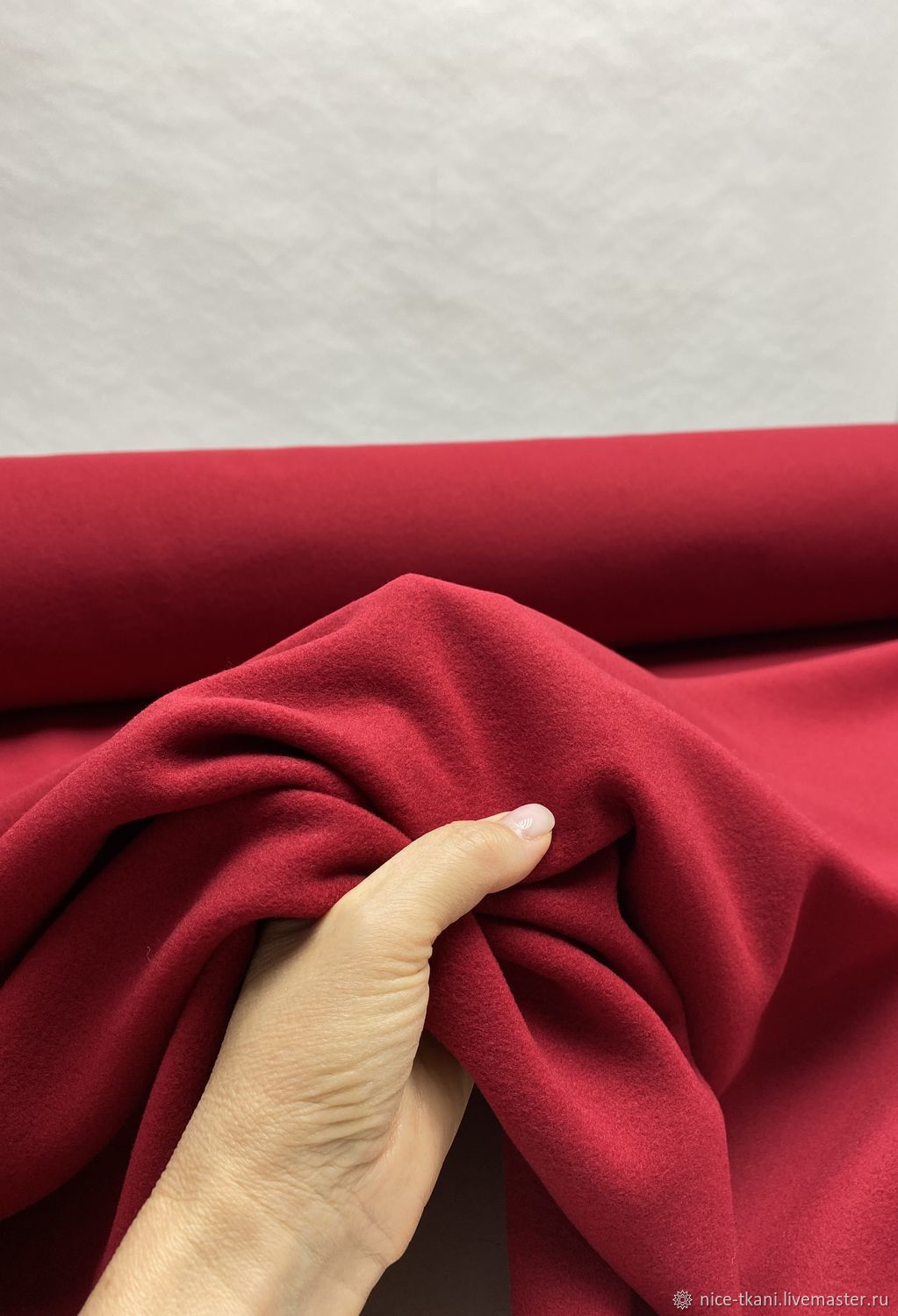 159901 ткань пальтовая шерсть, красная пальтовая ткань на пальто купить ...