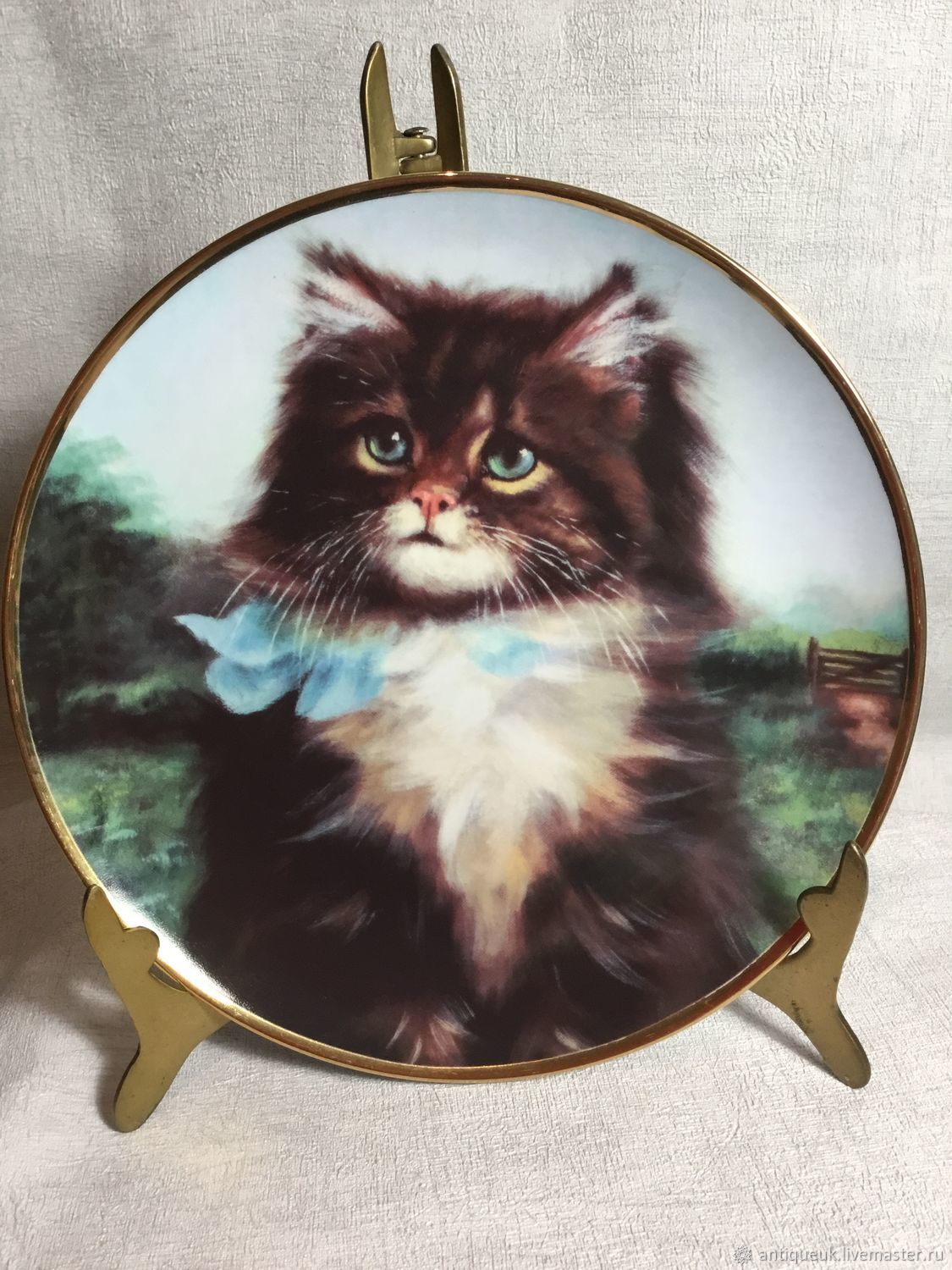 Винтаж: ТАРЕЛКА. ADRIENNE LESTER. FRANKLIN MINT. НОМЕРНАЯ. ФАРФОР ...