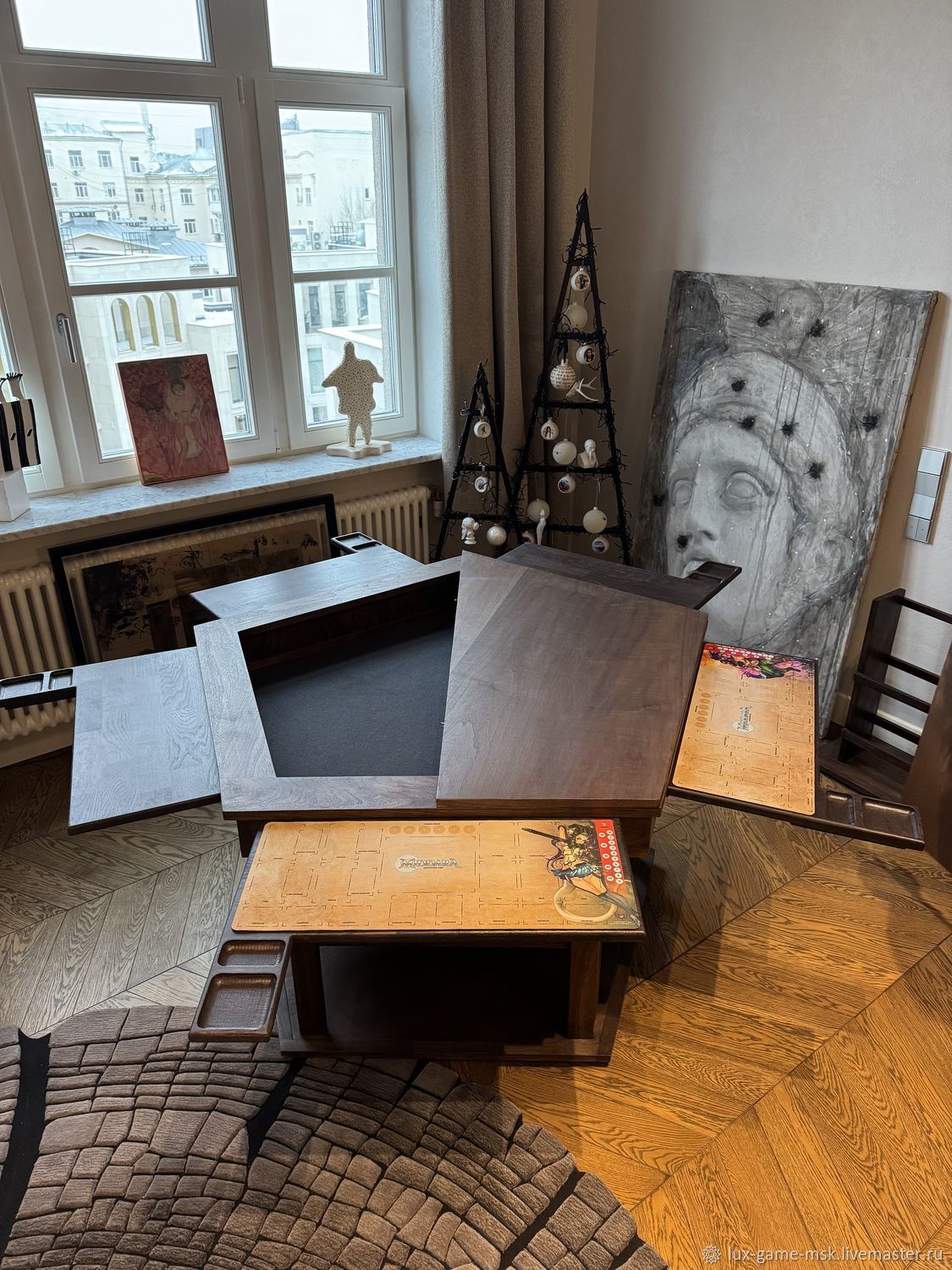 Шестиугольный стол для настольных игр ГЕКСА "Lux Game MSK" в интернет-магазине Ярмарка Мастеров ...