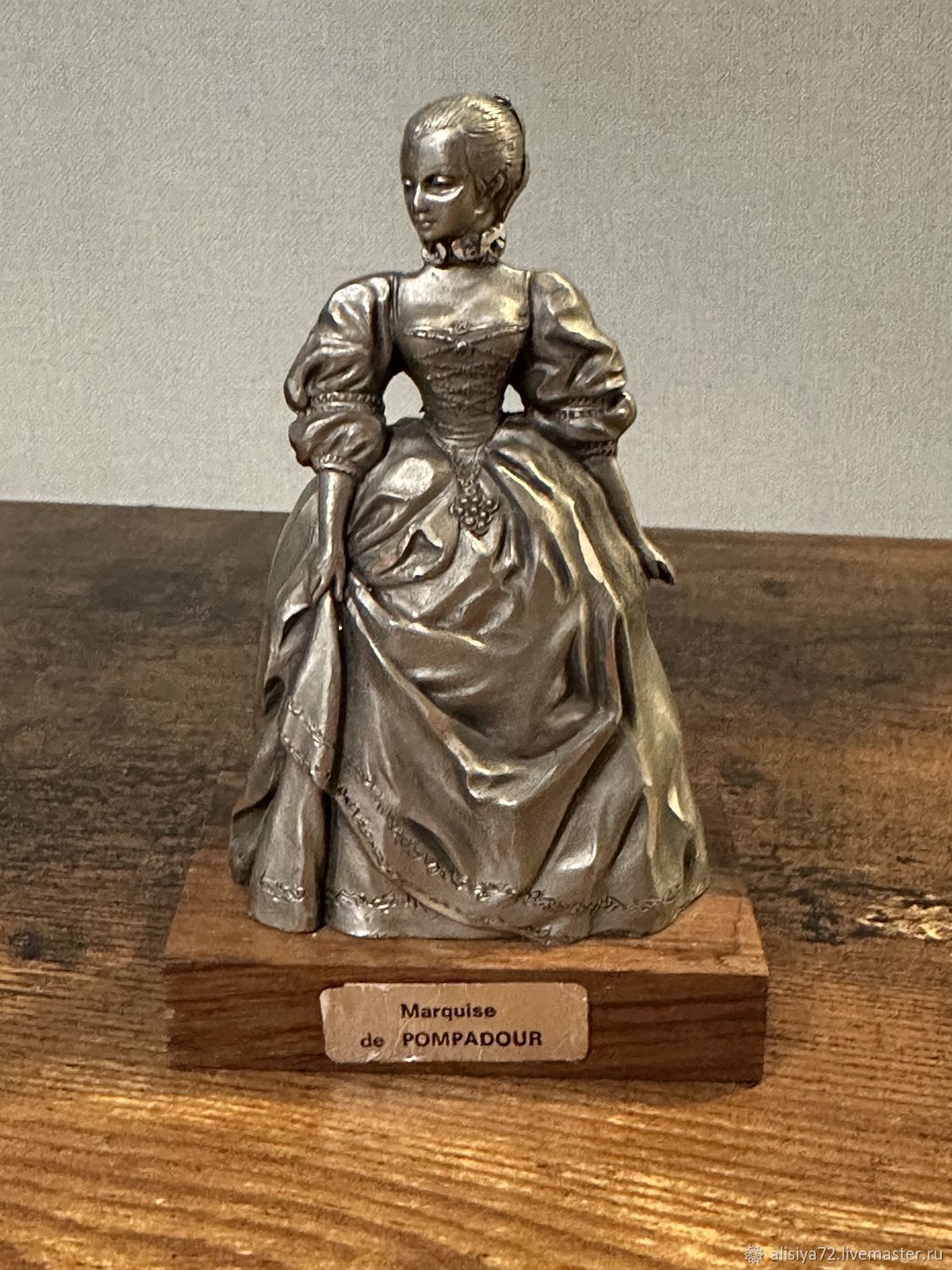 Винтаж: Старинная статуэтка «Marquise de Pompadour » Les Étains du ...