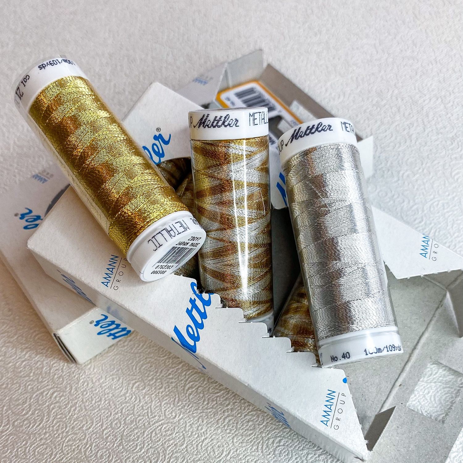 Нитки Mettler металлизированные (100м). в интернет-магазине на Ярмарке ...