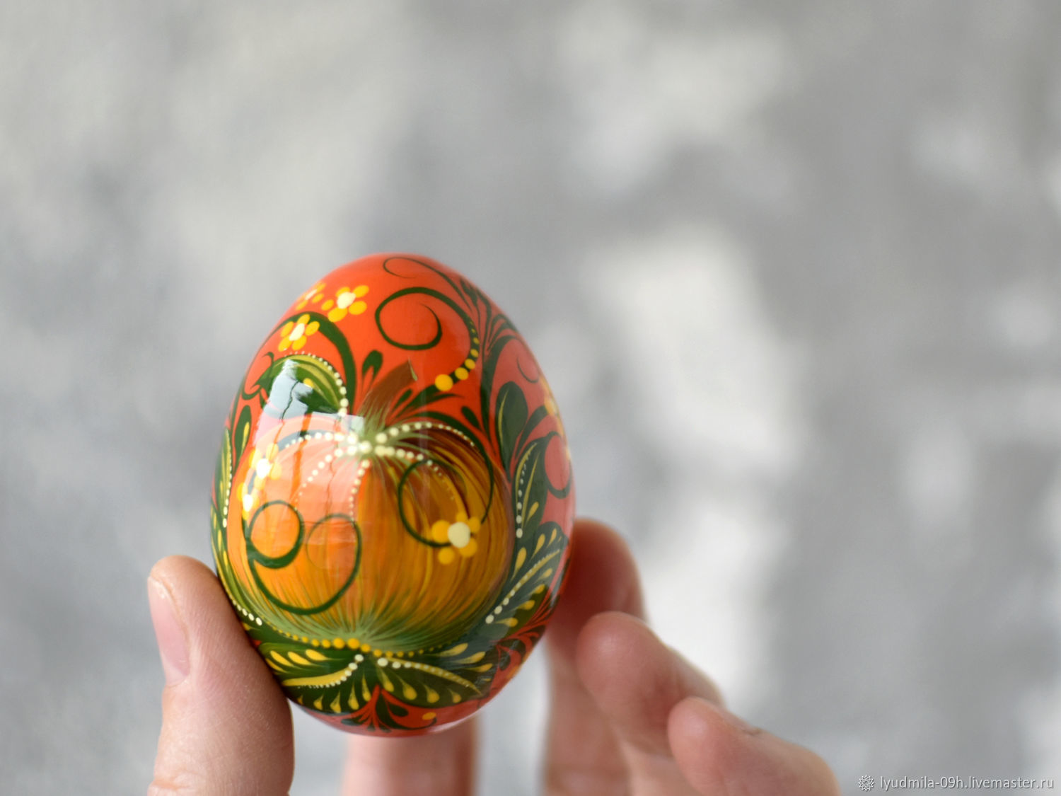 Яйцо Хеллоyин сувенирное деревянное с ручной росписью в интернет ...