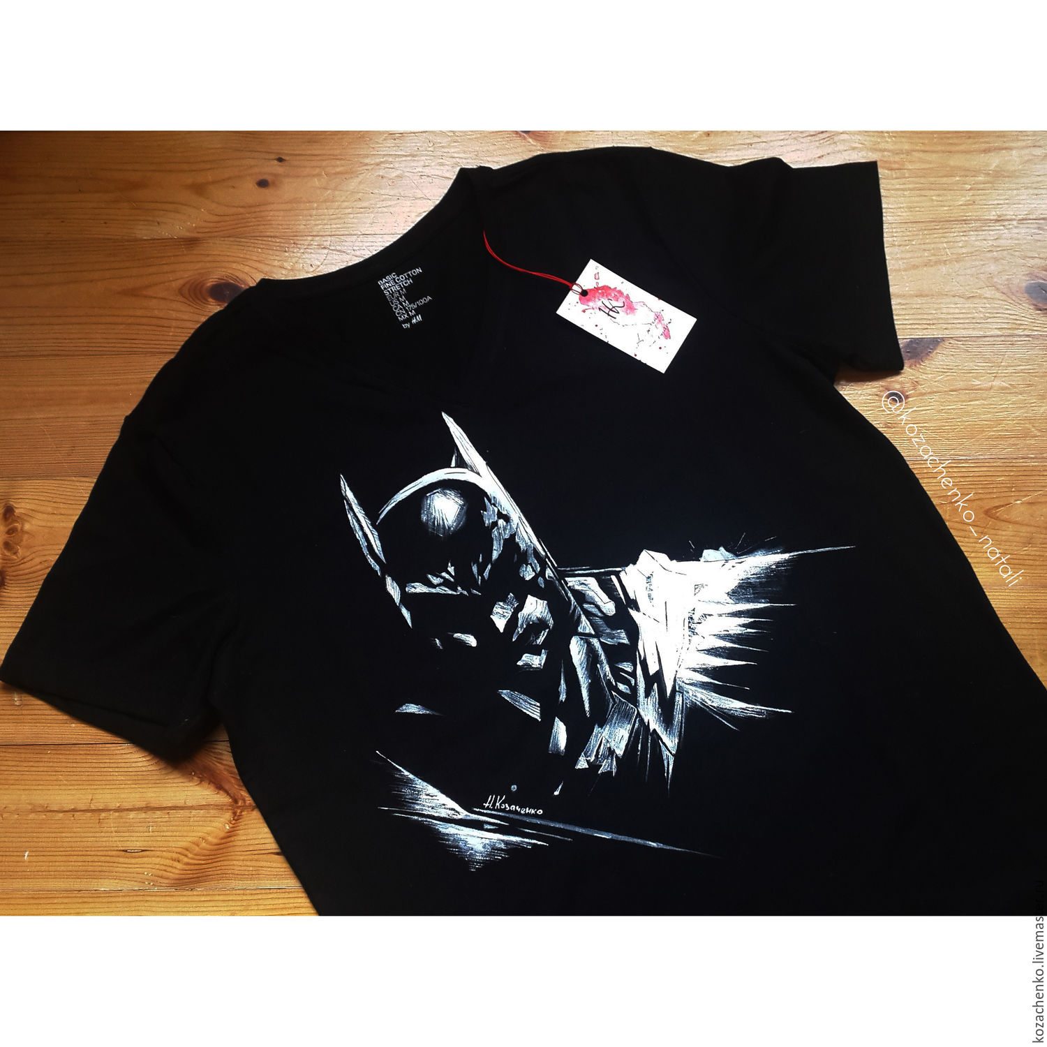 T shirt with hand painted Batman T shirts Kaliningrad