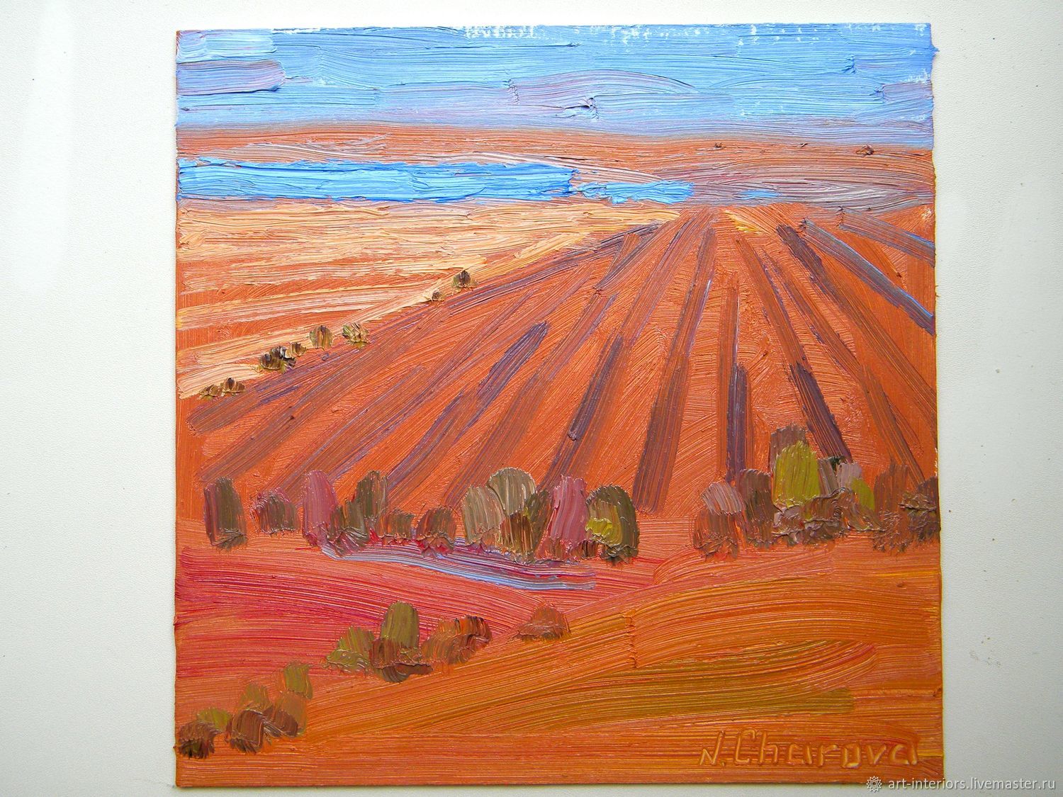 Картина "Terra fecunda" Земля плодородная в интернет-магазине Ярмарка ...