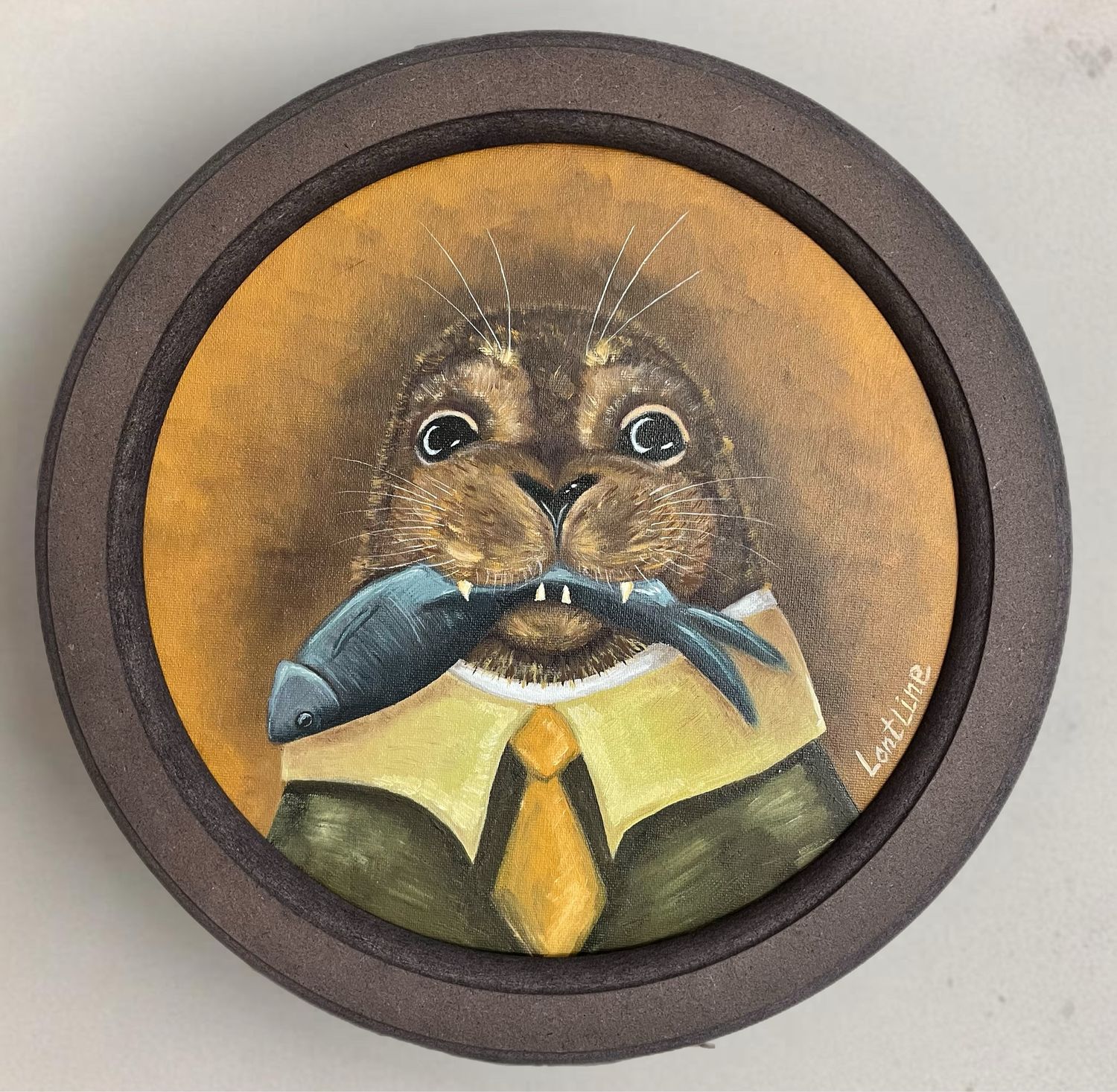 Картина «Морской котик» в интернет-магазине Ярмарка Мастеров по цене ...