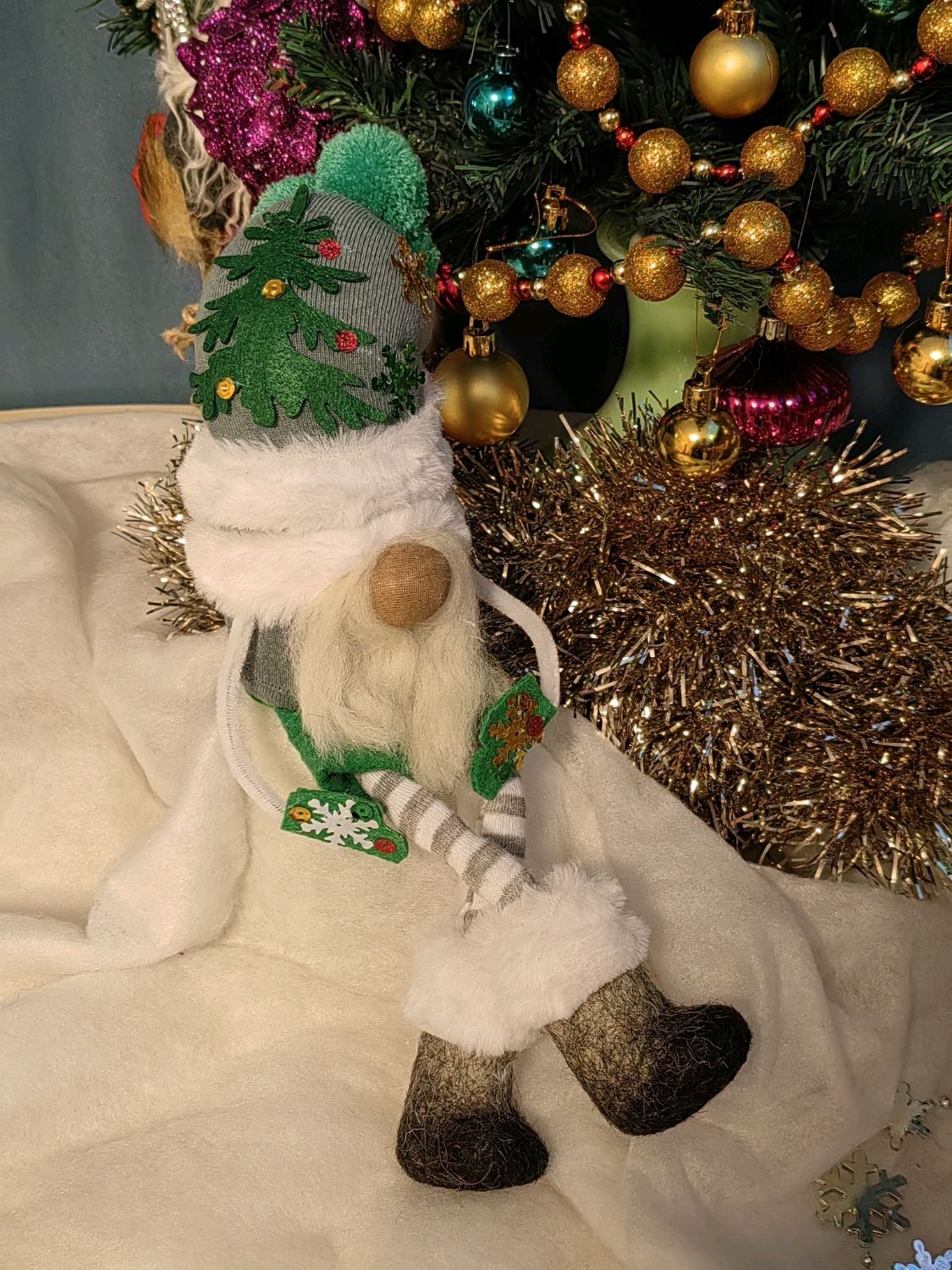 Новогодний гном, скандинавский гном, гномы на новый год, подарки в ...