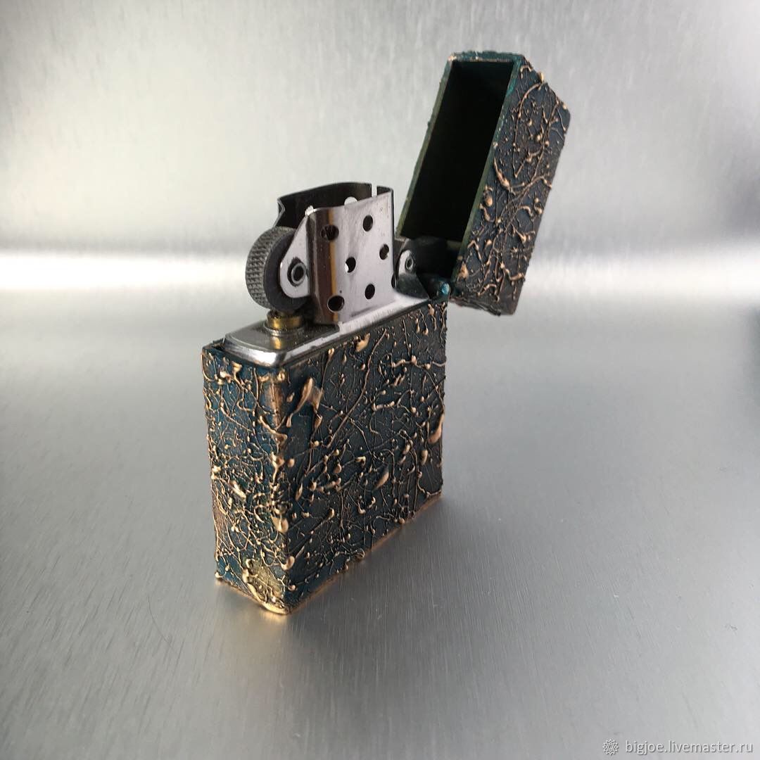 Зажигалка Zippo из бронзы "Splash" – заказать на Ярмарке Мастеров ...