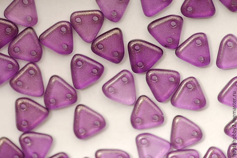 Czech Glass Triangle beads 6mm - Halo Regal в интернет-магазине на ...