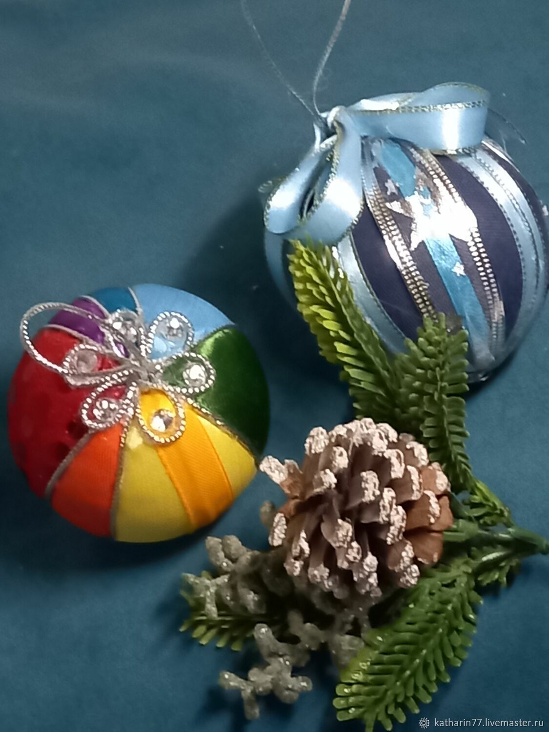 Ёлочные новогодние шары на заказ в интернет-магазине Ярмарка Мастеров ...