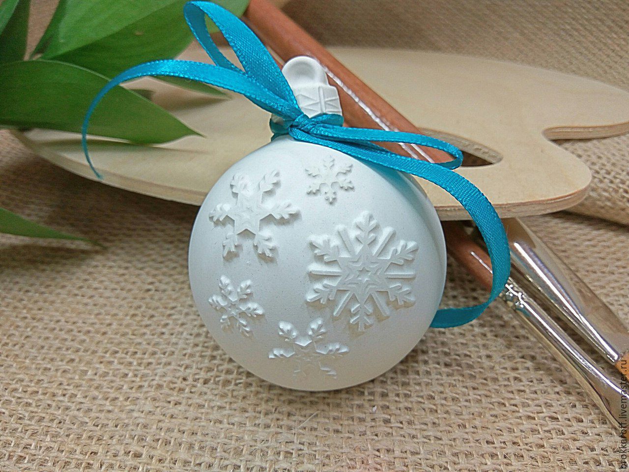 Объёмная раскраска из гипса " ЁЛОЧНЫЙ ШАР 2Д" в интернет-магазине на ...