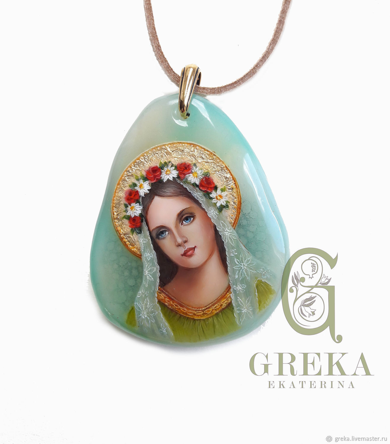 Кулон "Св.Агата" в интернет-магазине на Ярмарке Мастеров | Подвеска ...