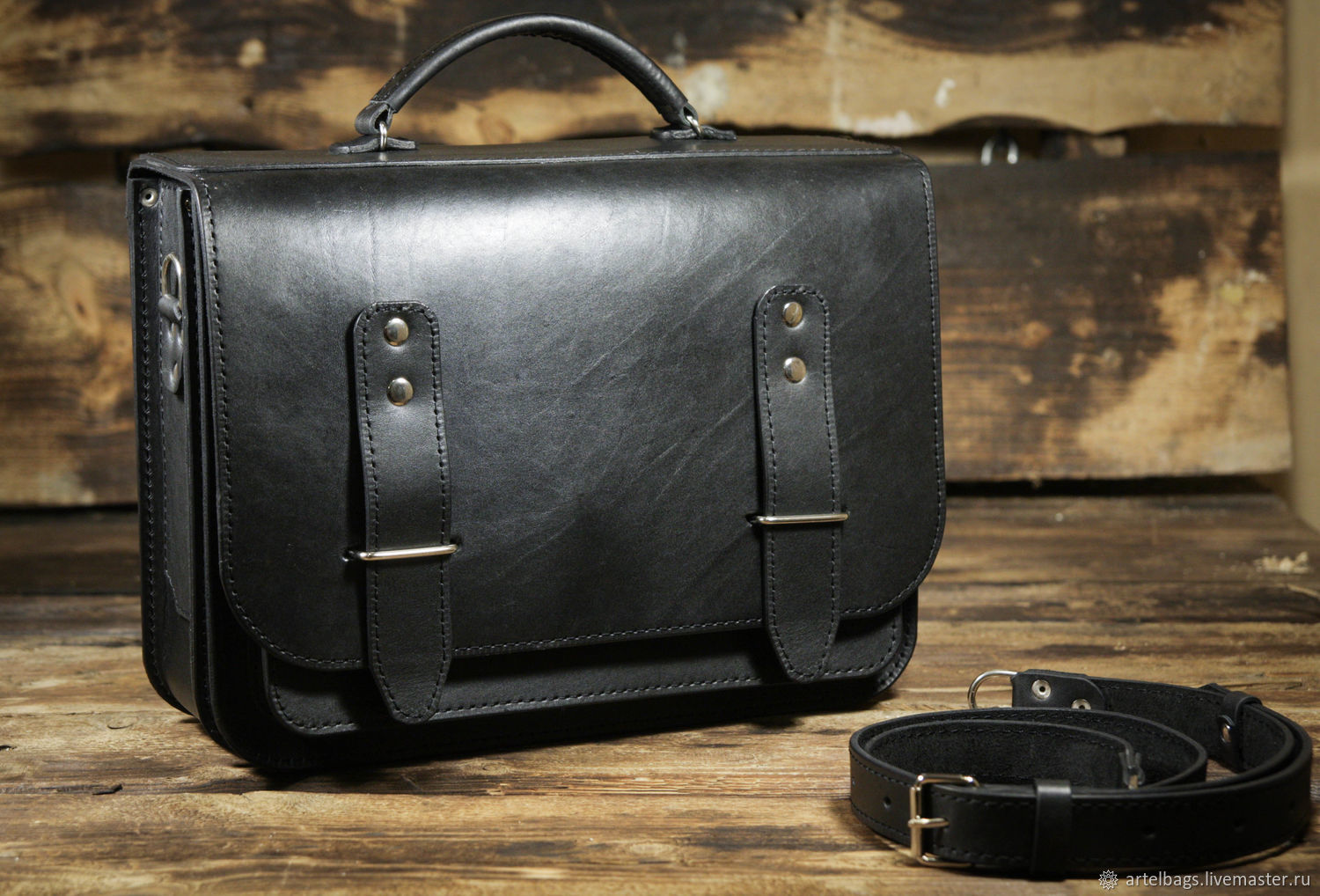 Портфель: Мужской портфель №1307 на заказ в интернет-магазине Ярмарка ...