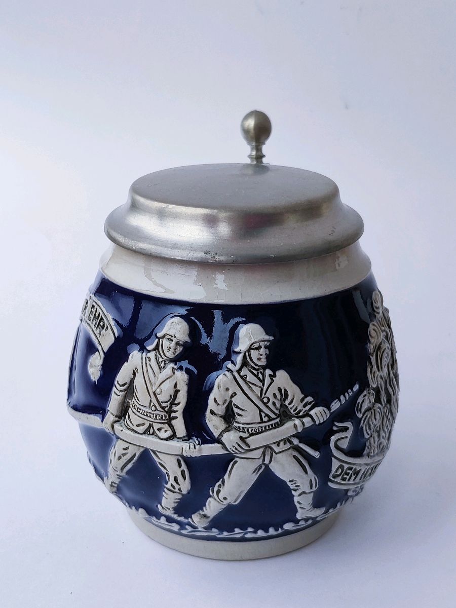 Винтаж: Винтажная пивная кружка Пожарные Marzi & Remi Германия 60 - е ...