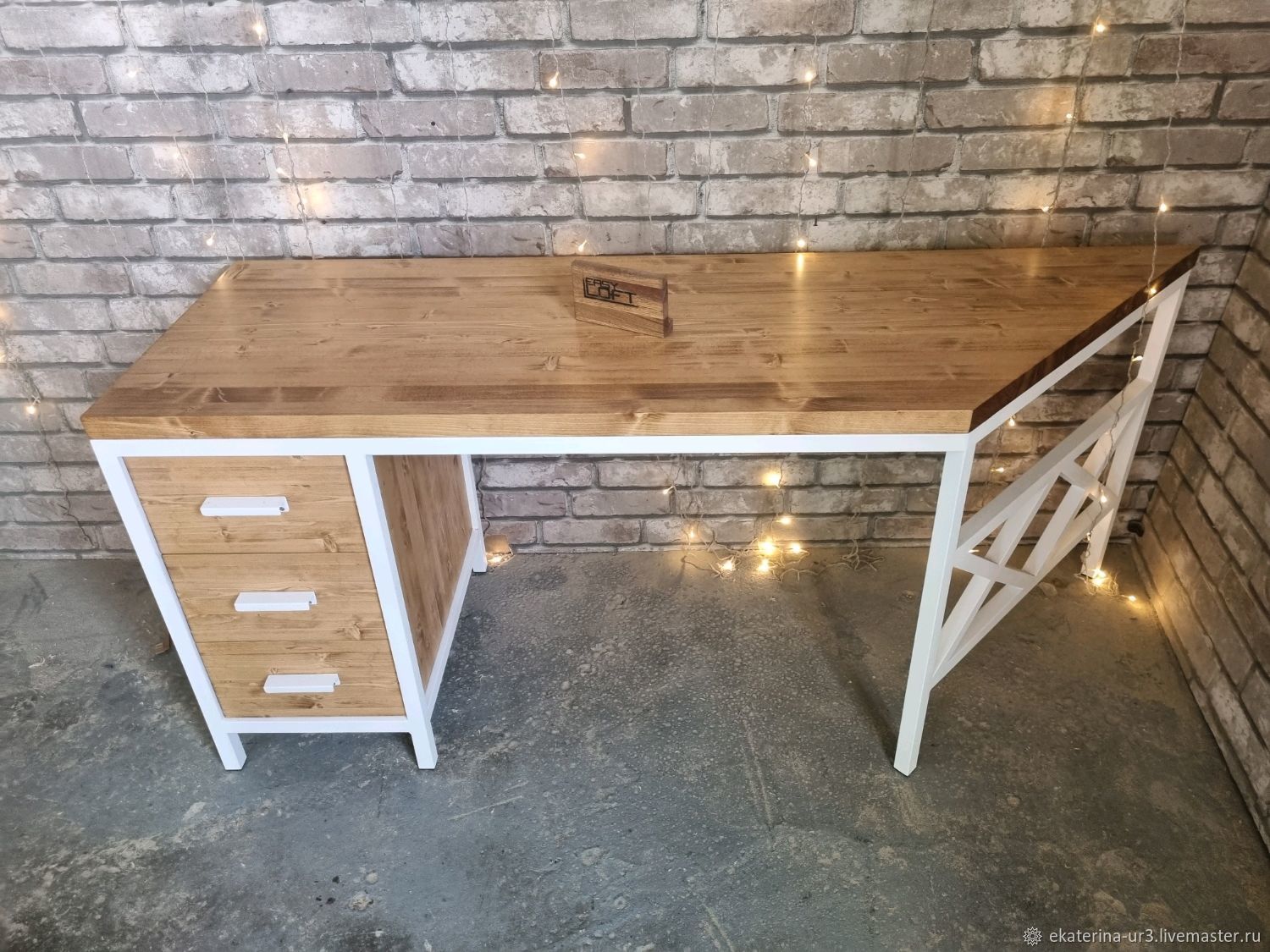 Стол в стиле лофт, письменный, компьютерный на заказ в интернет ...