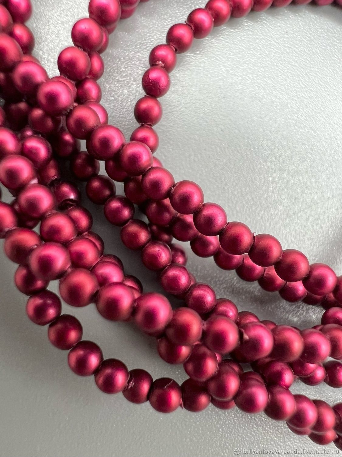 G047 Стеклянный жемчуг 2мм купить в интернет-магазине Ярмарка Мастеров ...