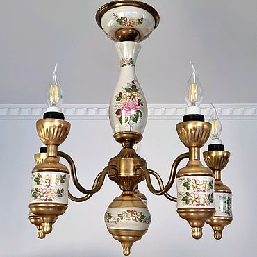 Люстра плетеная Asymmetry в интернет-магазине Ярмарка Мастеров по цене ...