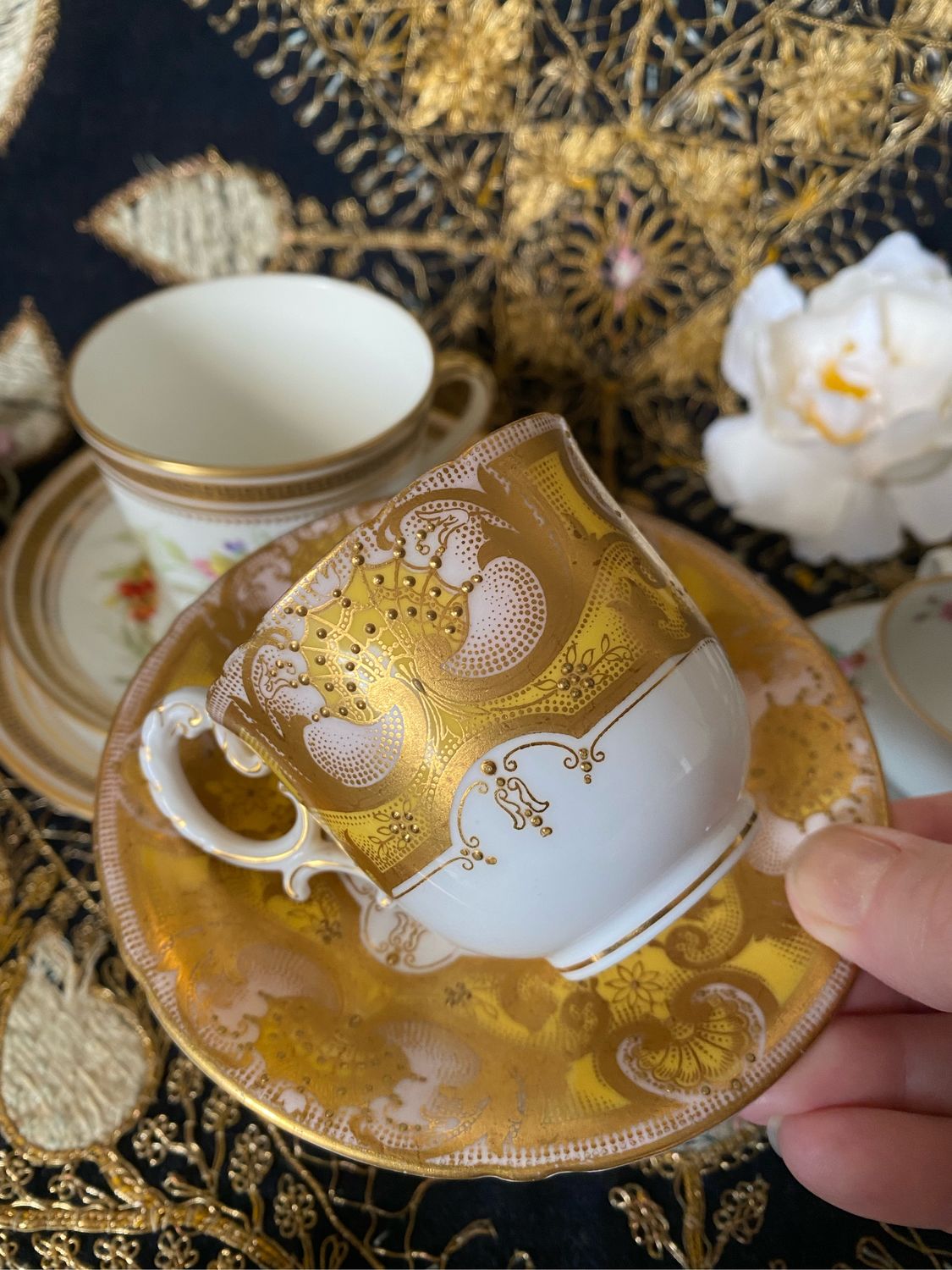 Винтаж: Фарфоровая пара ювелирная коллекция антиквариат Royal Worcester ...