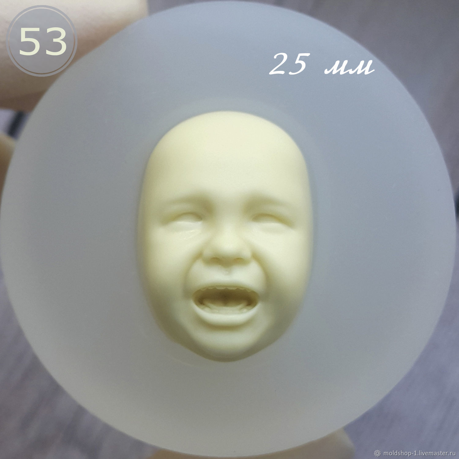 Молд лица №53 в интернет-магазине Ярмарка Мастеров по цене 800 ...