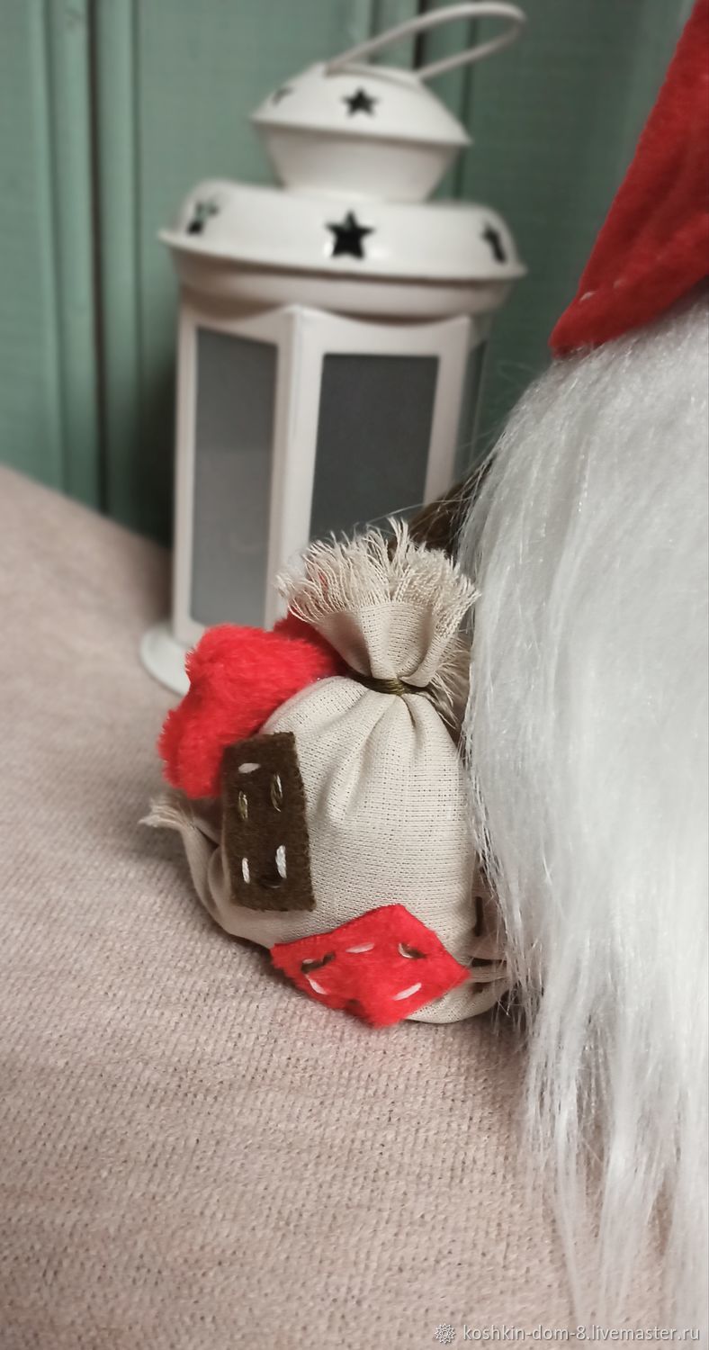 Скандинавский гном. Новогодний гном. Рождественский гном. Гном Гномик ...