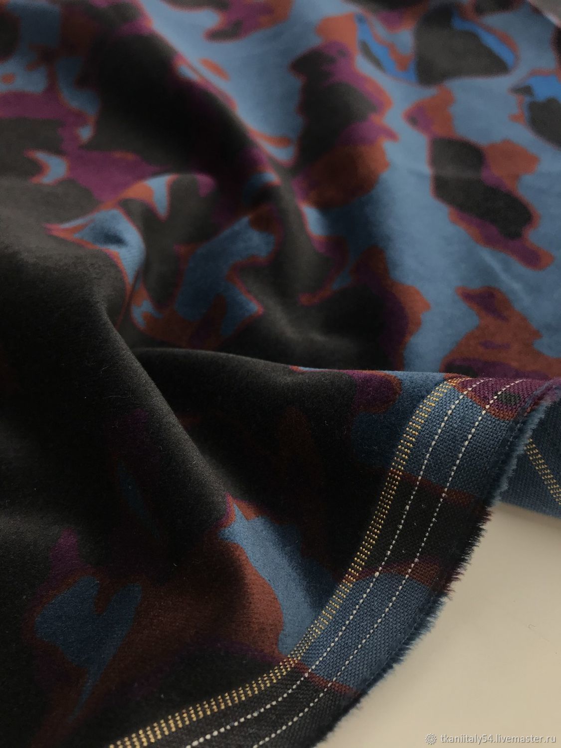 Костюмный бархат от GUCCI. NG2103017 купить в интернет-магазине Ярмарка ...