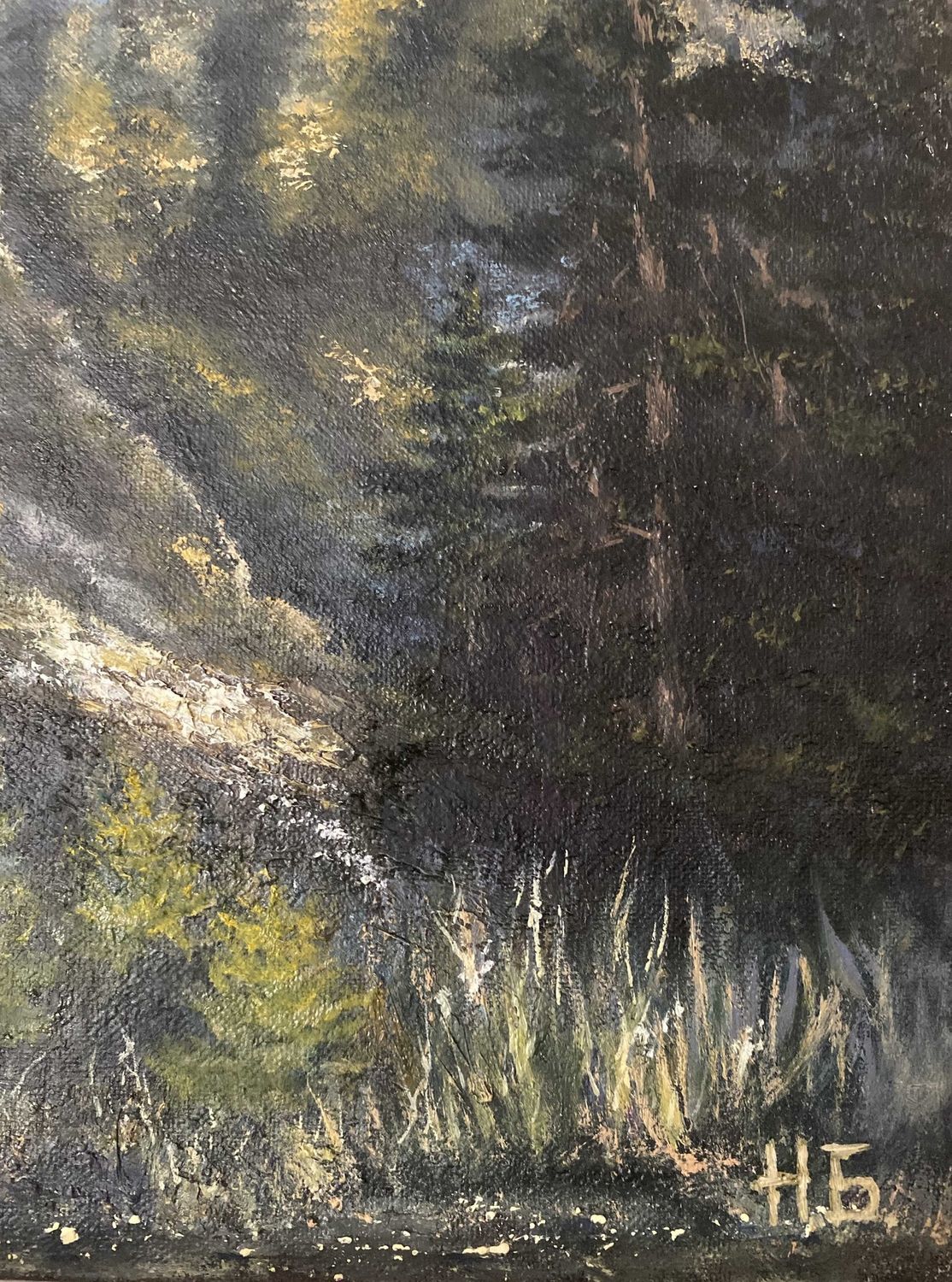 Картина маслом импрессионизм Мое утро в интернет-магазине Ярмарка ...