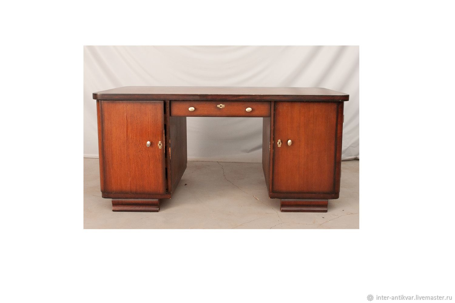 Винтаж: Советский письменный стол середины XX века 24ВД015 купить в ...