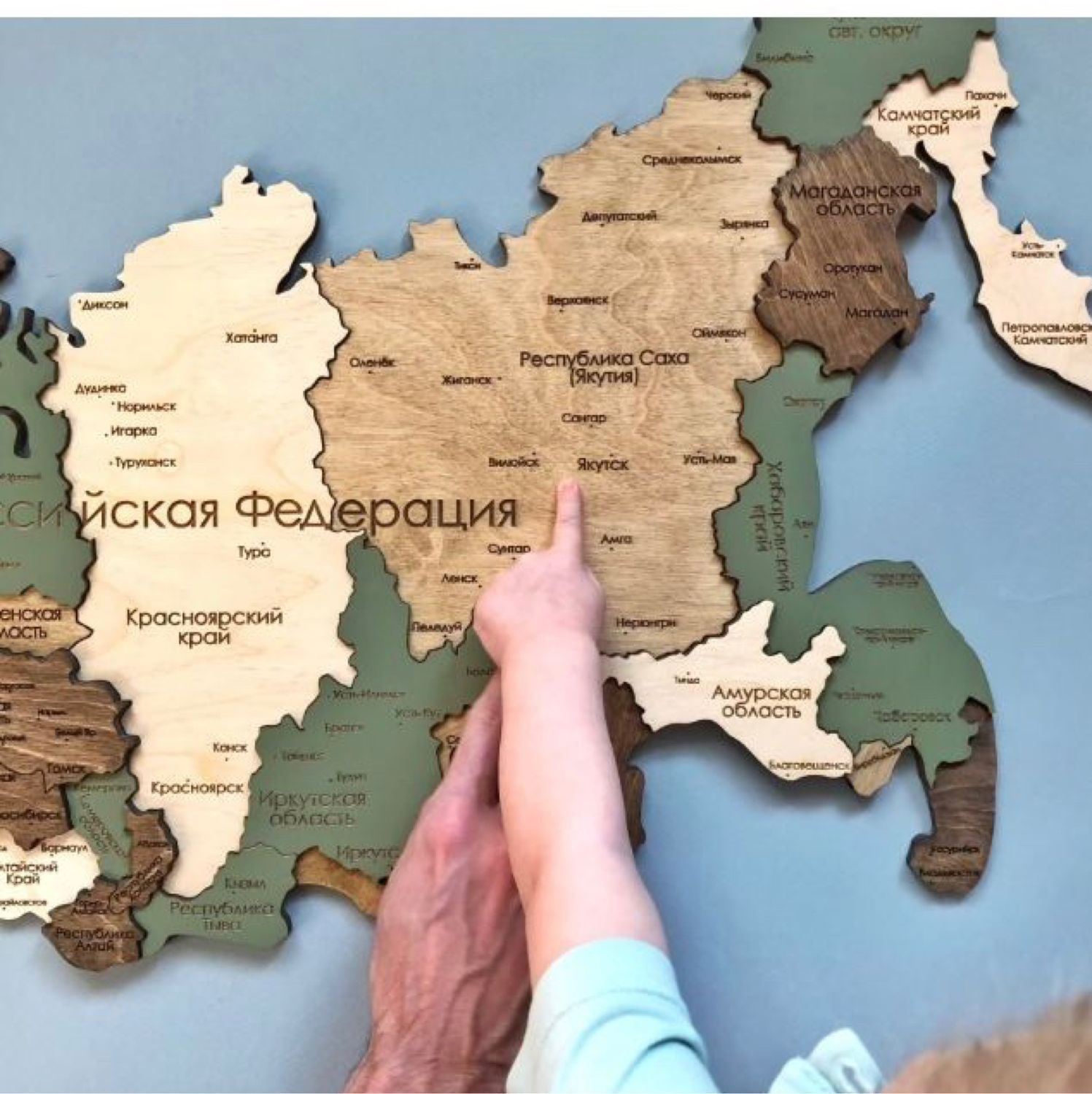 Карта России из дерева в интернет-магазине на Ярмарке Мастеров ...