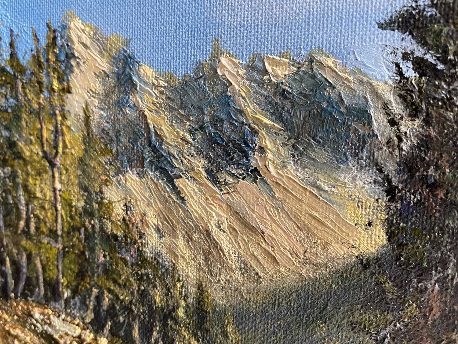 Картина маслом импрессионизм Мое утро в интернет-магазине Ярмарка ...