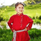 Купить Платье-рубаха для девочки - платье в русском стиле, русский ...