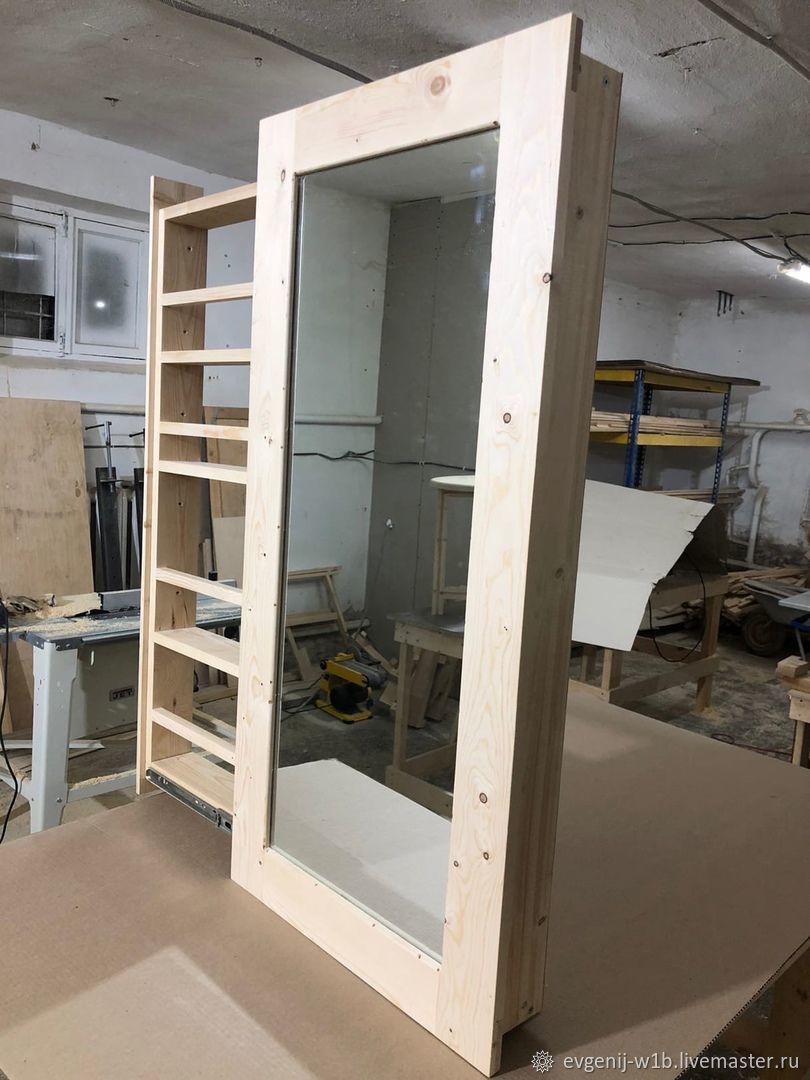 Зеркала: Зеркало настенное с выдвижной полкой купить в интернет ...