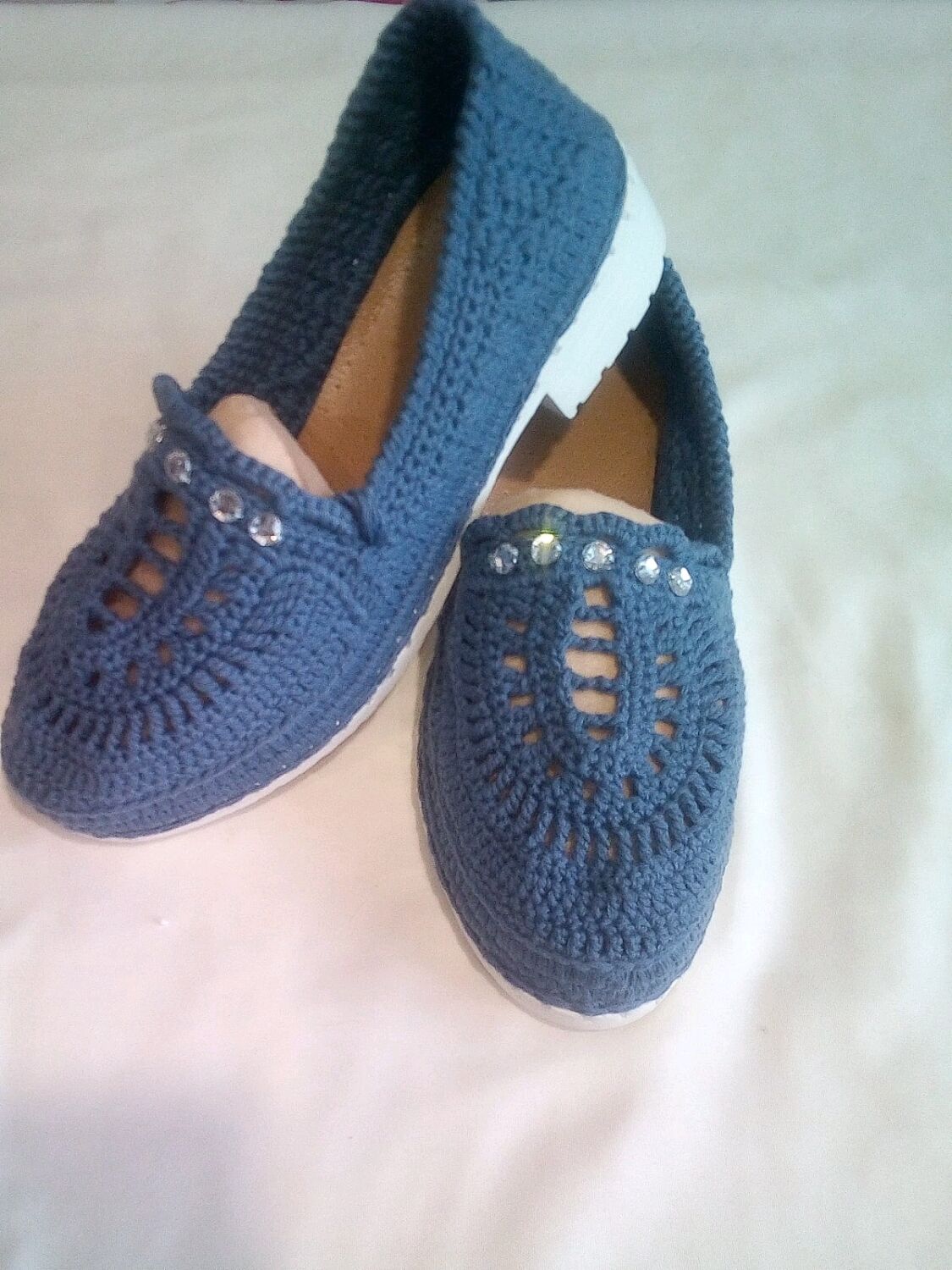 Вязаные балетки в интернет-магазине на Ярмарке Мастеров | Сандалии ...