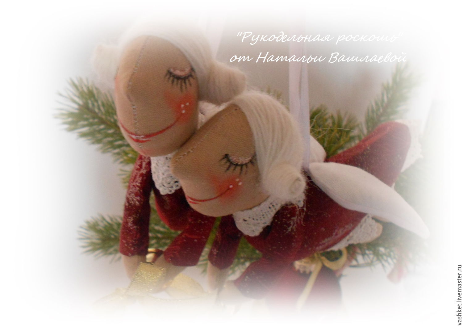 Рождественские ангелы – заказать на Ярмарке Мастеров – 7GCI1RU | Мягкие ...