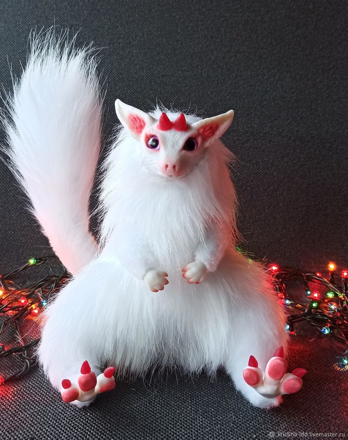 Игрушка в смешанной технике Тушкано-дракончик в интернет-магазине ...