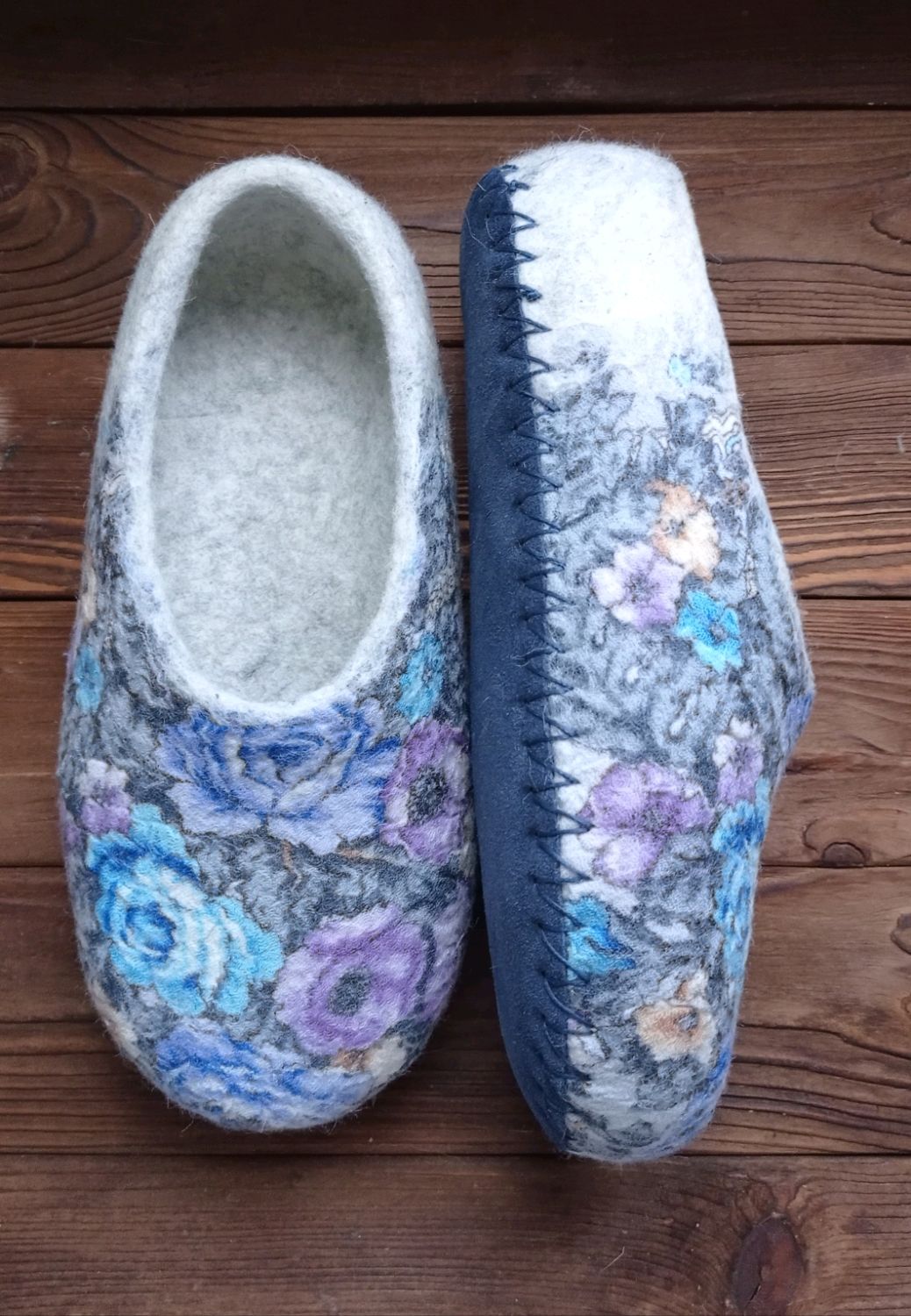 Тапочки валяные в интернет-магазине Ярмарка Мастеров по цене 5500 ...