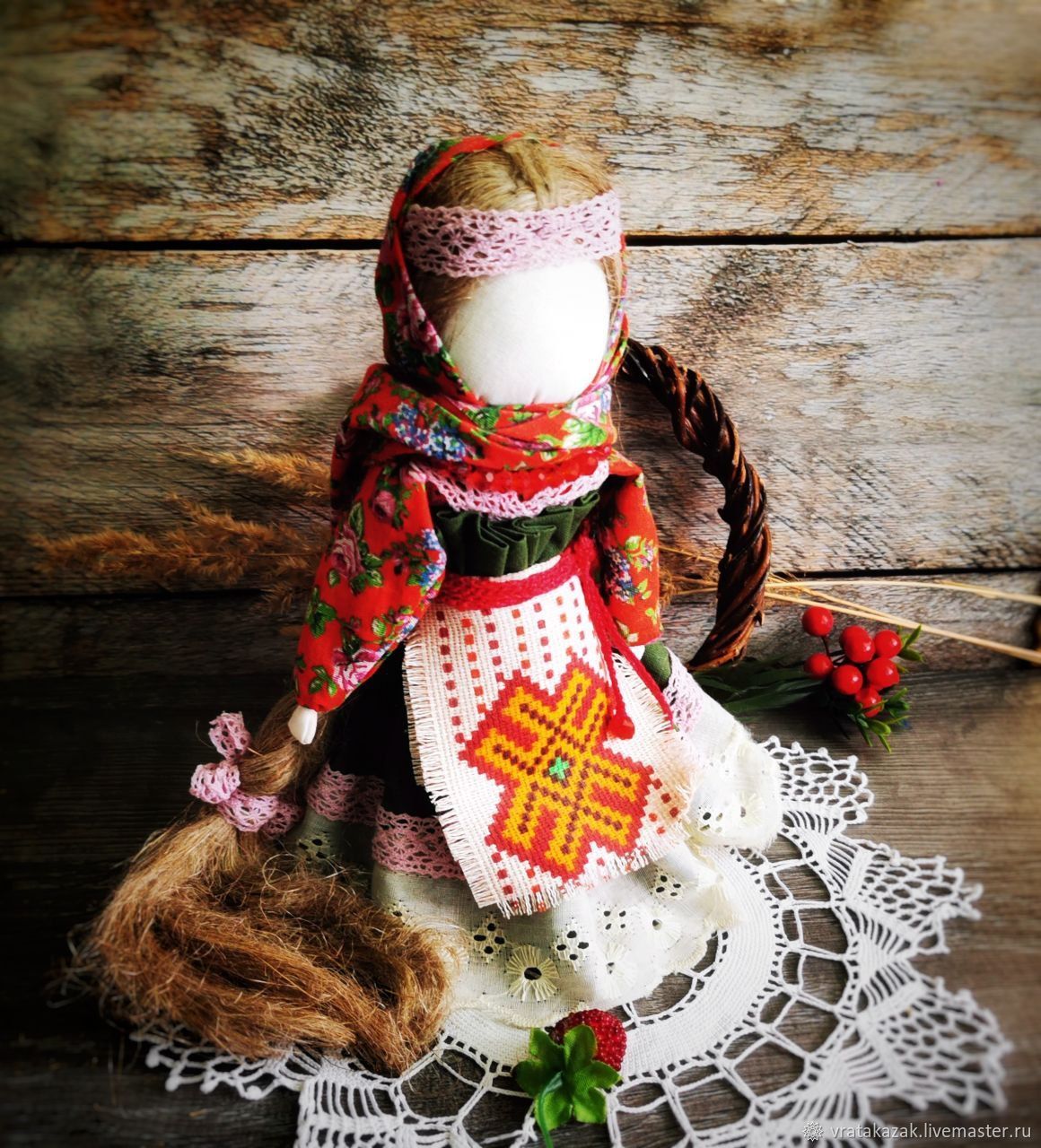 Народная обережная кукла Рябинка в интернет-магазине на Ярмарке ...