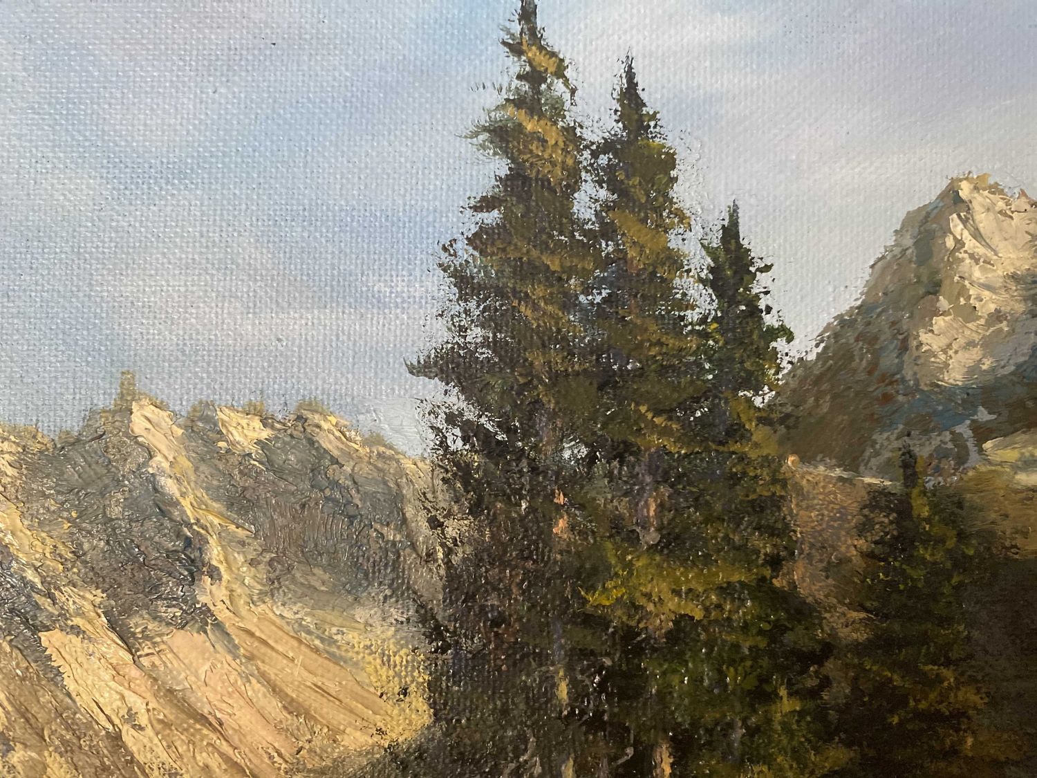 Картина маслом импрессионизм Мое утро в интернет-магазине Ярмарка ...