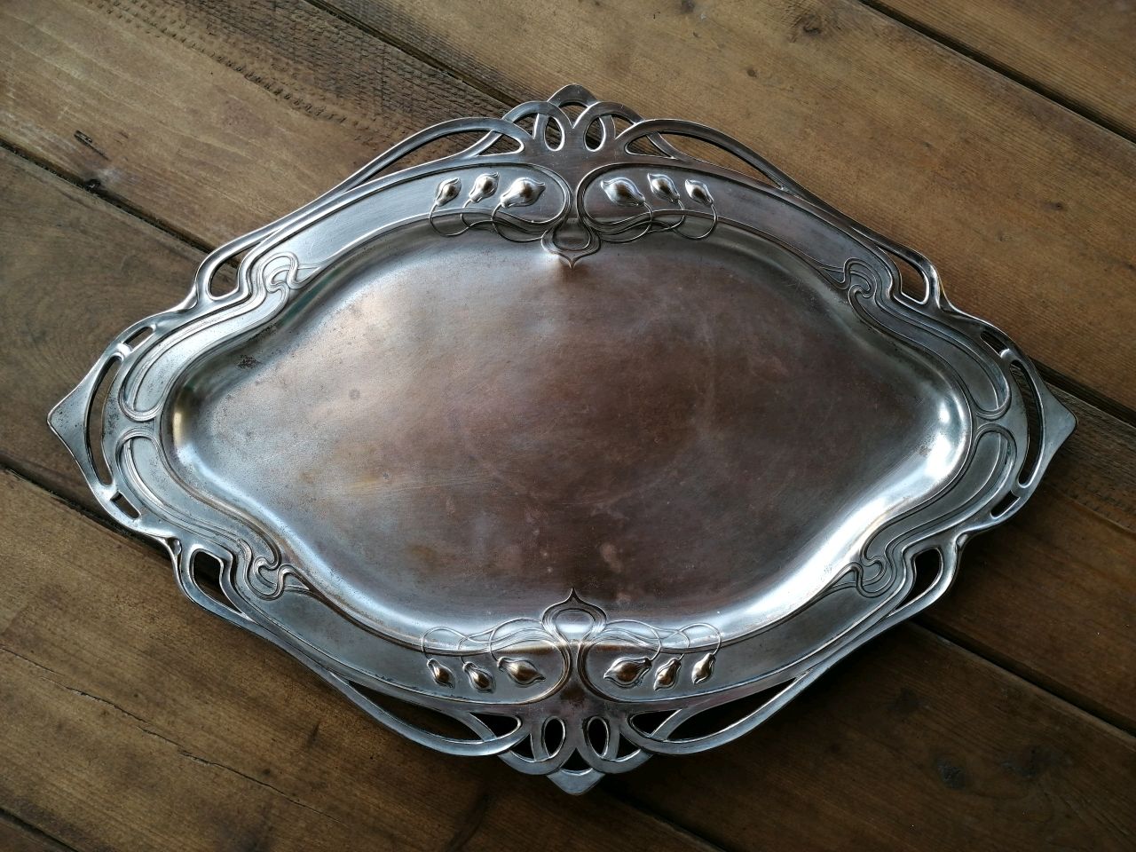 Винтаж: Антикварный поднос plewkiewicz купить в интернет-магазине Ярмарка Мастеров по цене 21000 ...