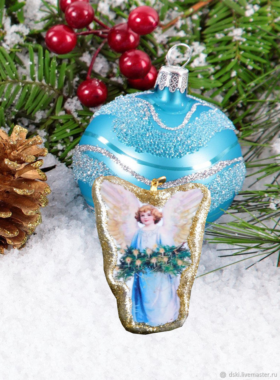 Кулон/подвеска, брелок "Ангел рождества №1" в интернет-магазине на ...